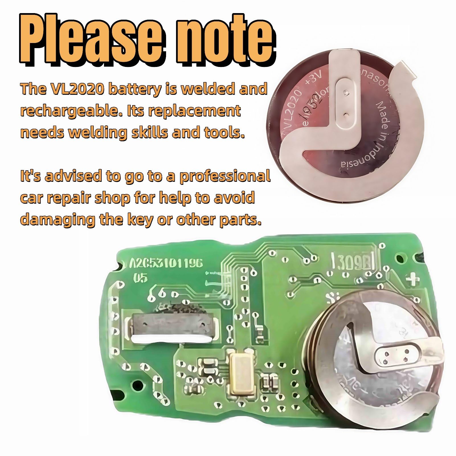 E90 Battery 2 Pack Panasonic VL2020 105 Degree Rechargeable 3V Battery ...