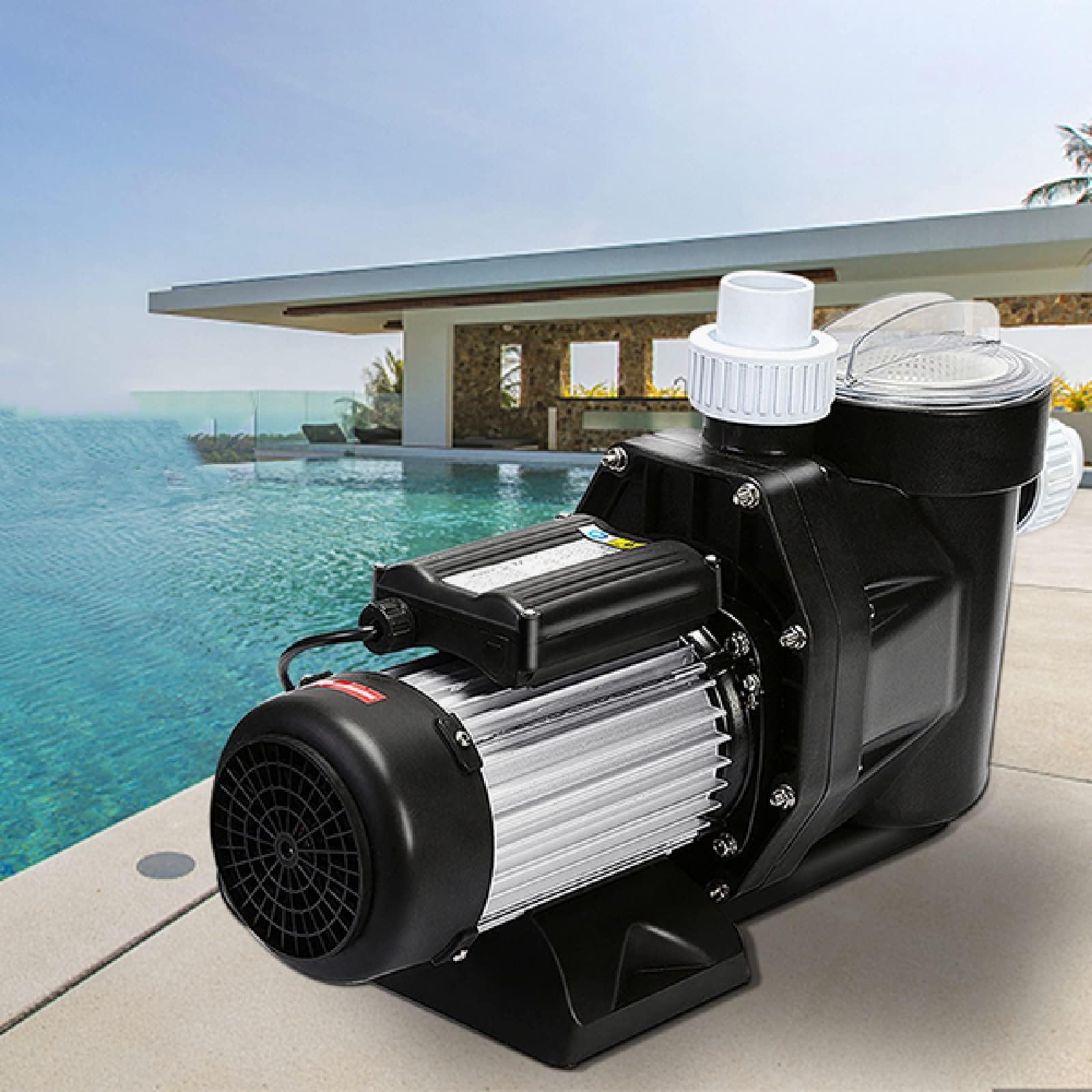 Amazon.com : VEVOR Above Ground Pool Pump 2.5HP, Single Speed Swimming ...