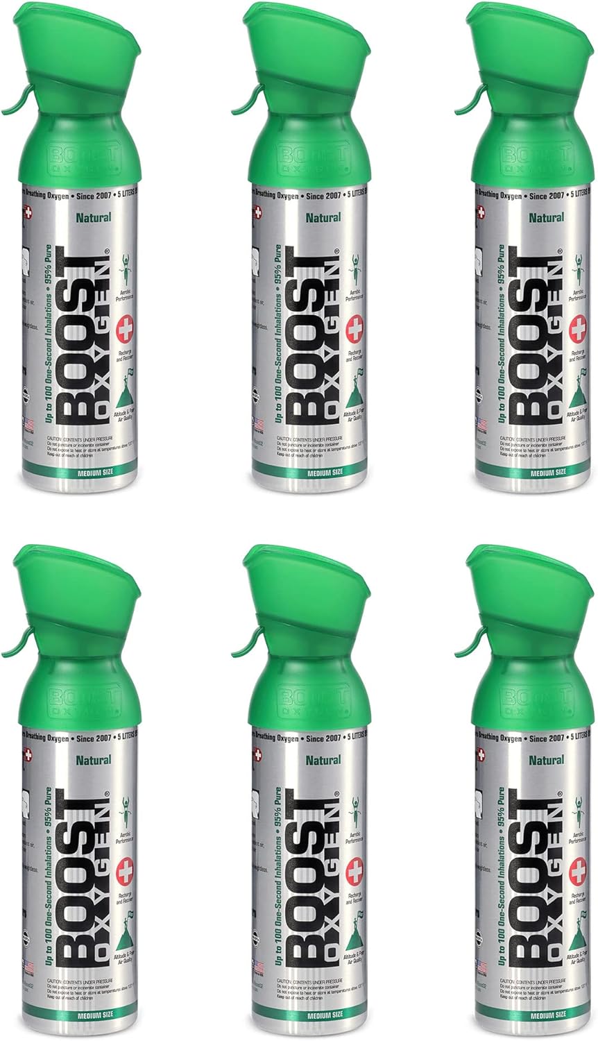 Amazon.com: Boost Oxygen Medium Natural 5 Liter Canister | Respiratory ...