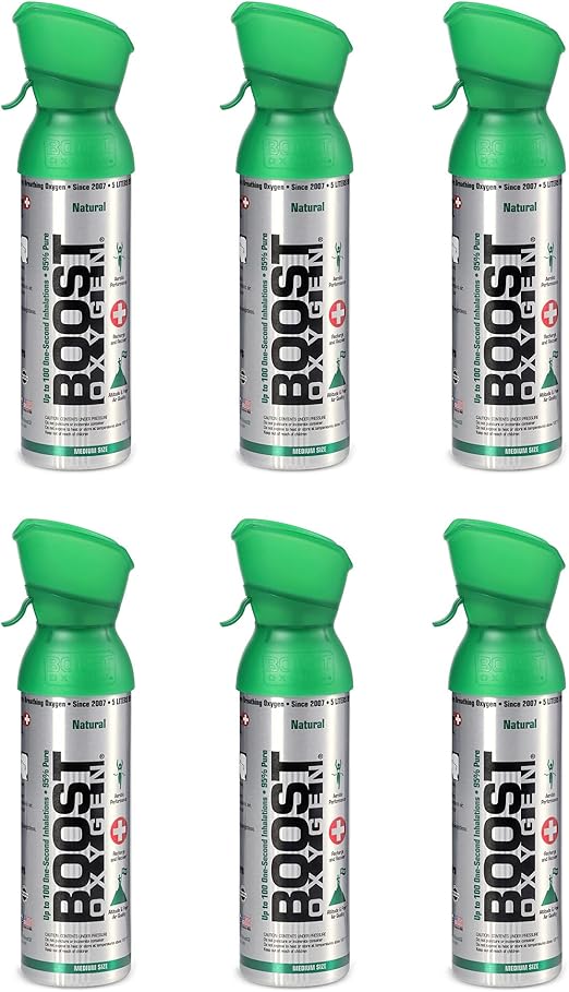 Amazon.com: Boost Oxygen Medium Natural 5 Liter Canister | Respiratory ...