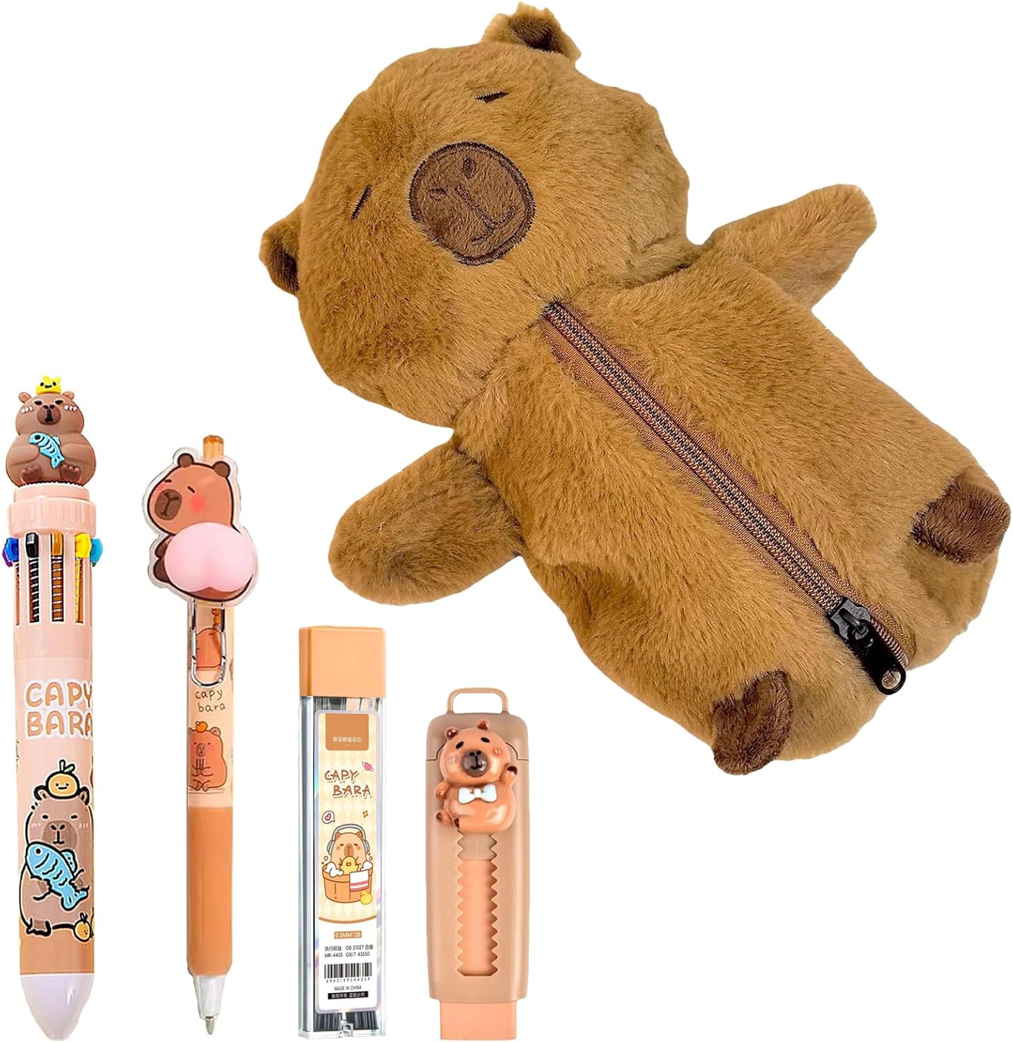 5 Piece Set Capybara Stationery Set, Cute Stationary, Capybara ...