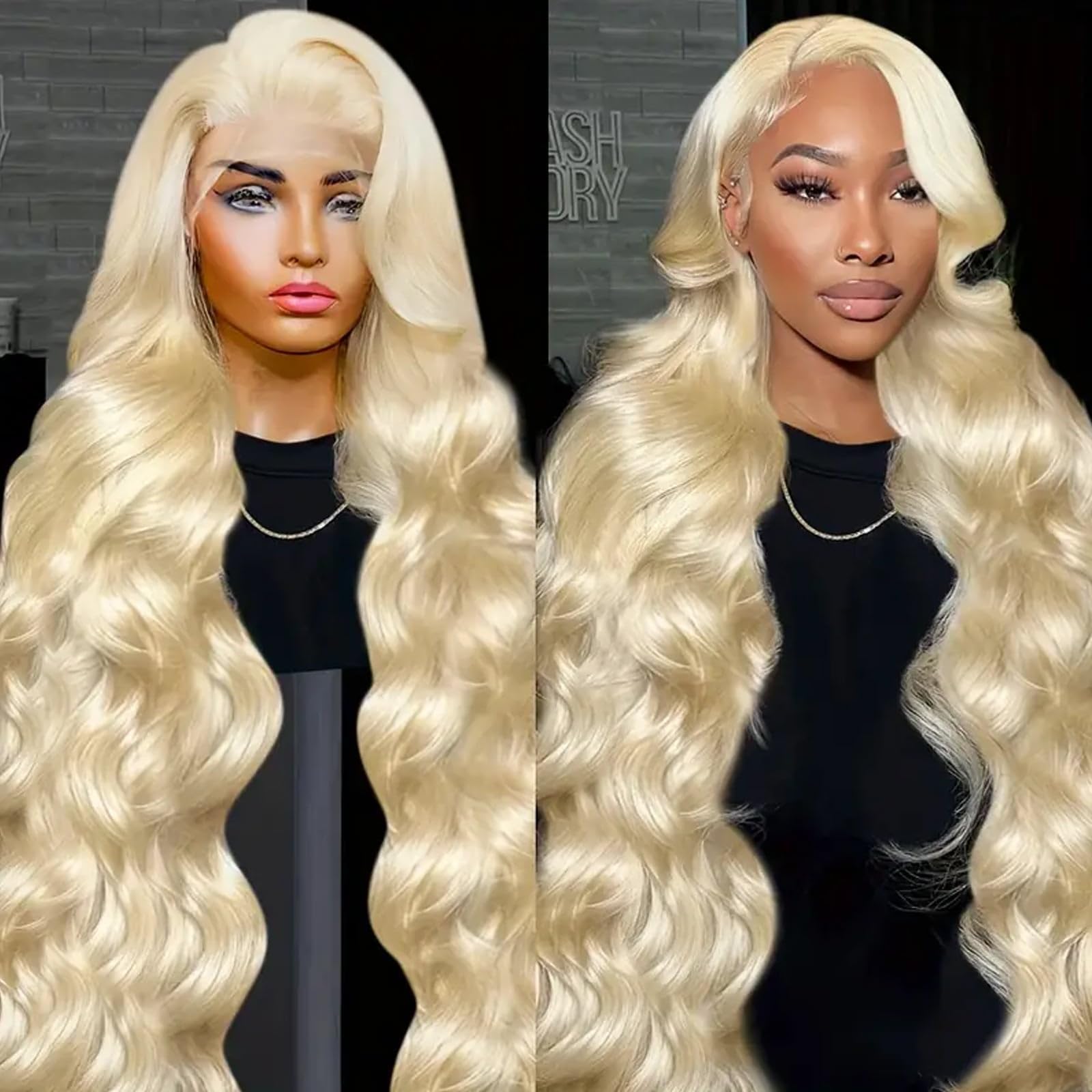 Amazon.com : NOELLA 613 Lace Front Wig Human Hair 28 Inch13x4 Blonde ...