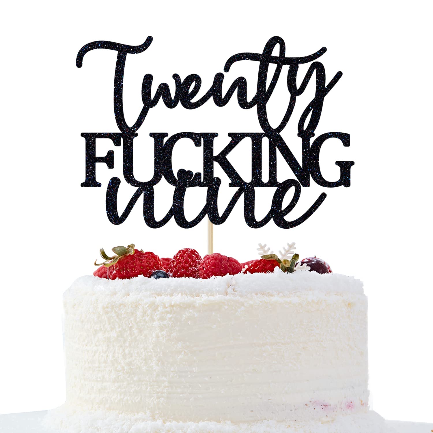 Amazon.com: Unoggsor Twenty Fucking Nine Cake Topper - Happy 29th ...