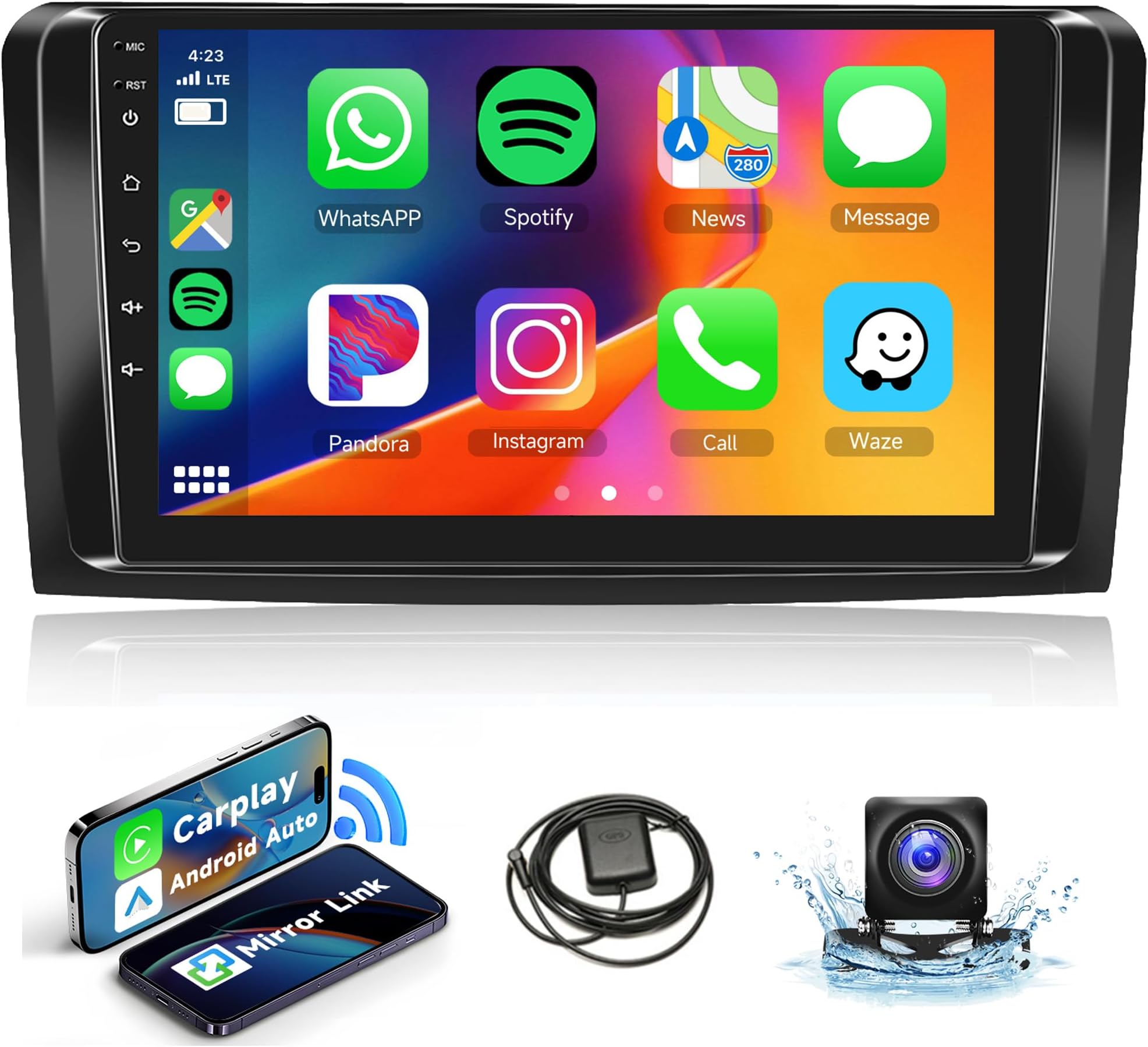 Amazon.com: Android Stereo Radio Carplay for Mercedes Benz W164 X164 ...