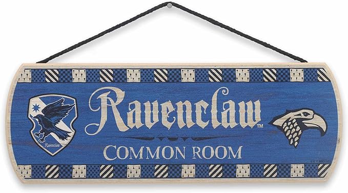 Amazon.com: Harry Potter Ravenclaw Common Room Hanging Wood Wall Decor ...