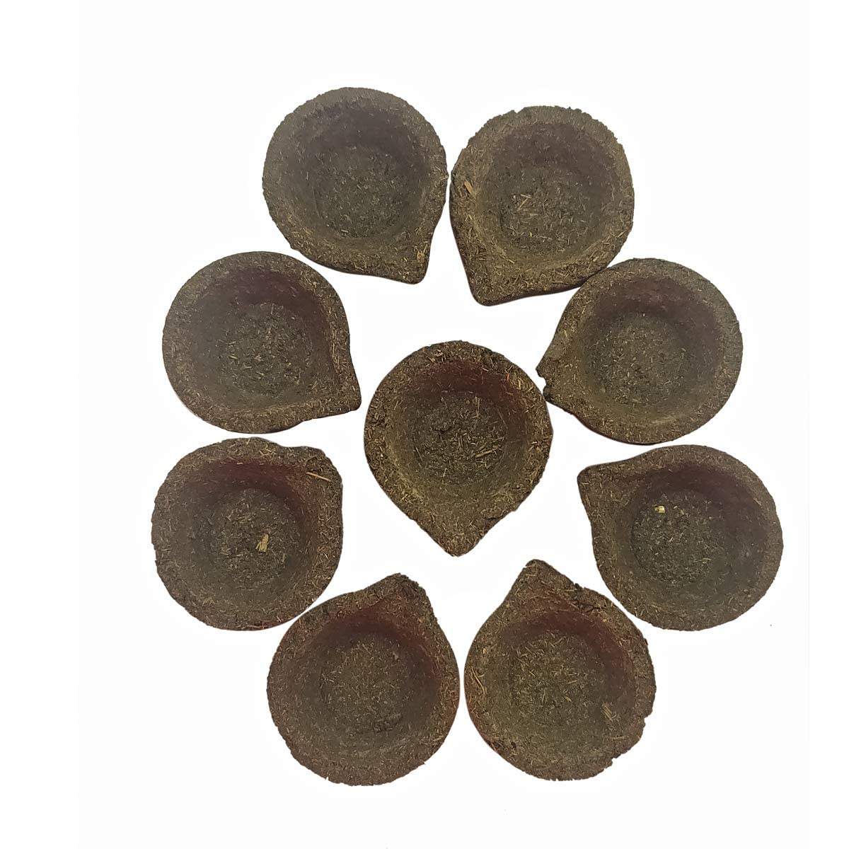 Buy 9Dzine Panchagavya Diya Made in India Eco-Friendly Cow Dung Gobar ...