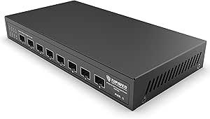 Amazon.com: 10GB SFP+ Switch (8 Port - Unmmanaged) - 10 Gigabit ...