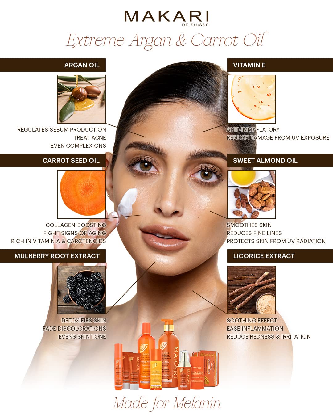 official online website Makari Extreme Carrot & Argan Oil Skin Toning ...