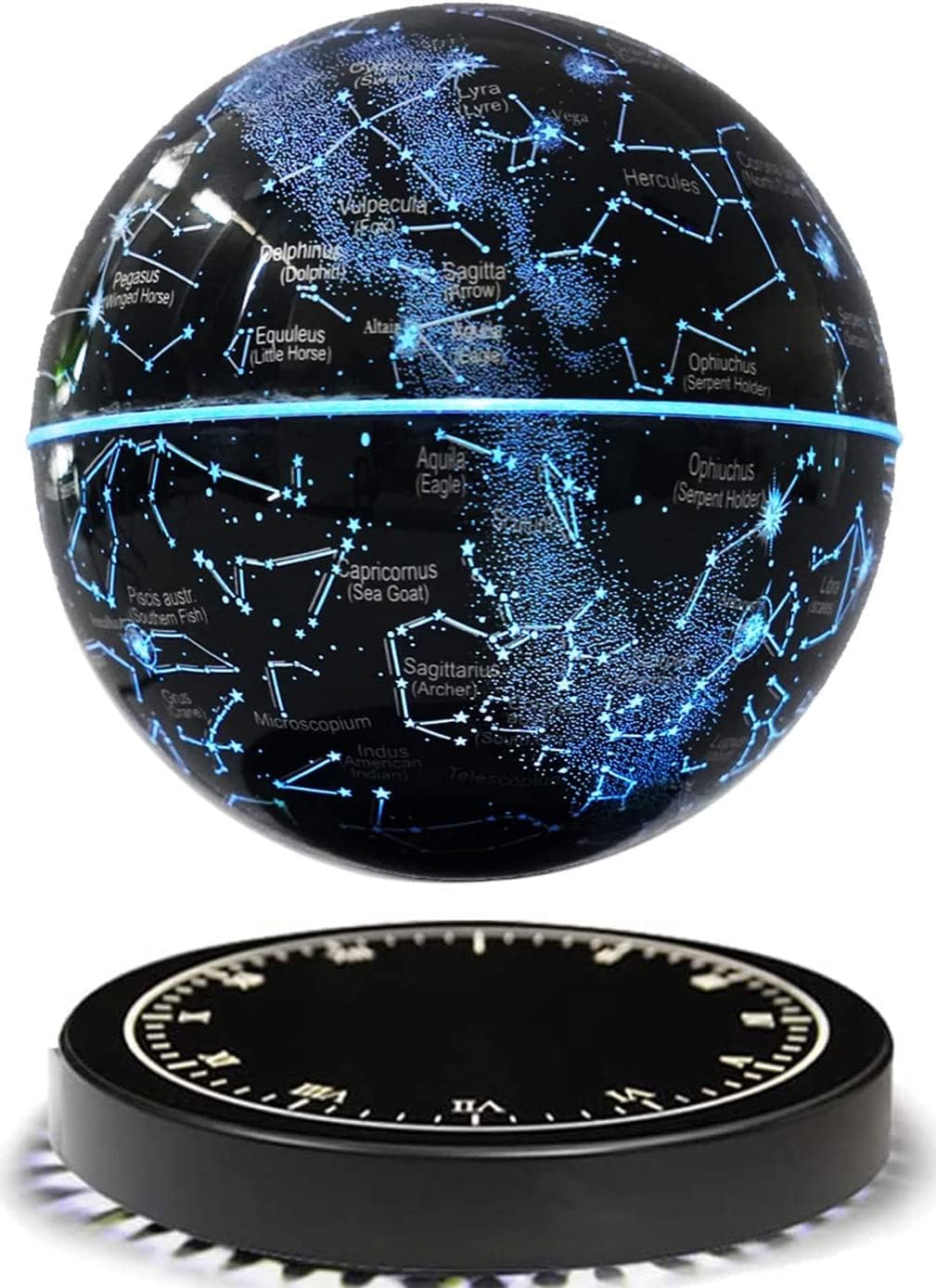 WALMIO Constellations Globe Night Light Levitating Floating Moon Lamp ...