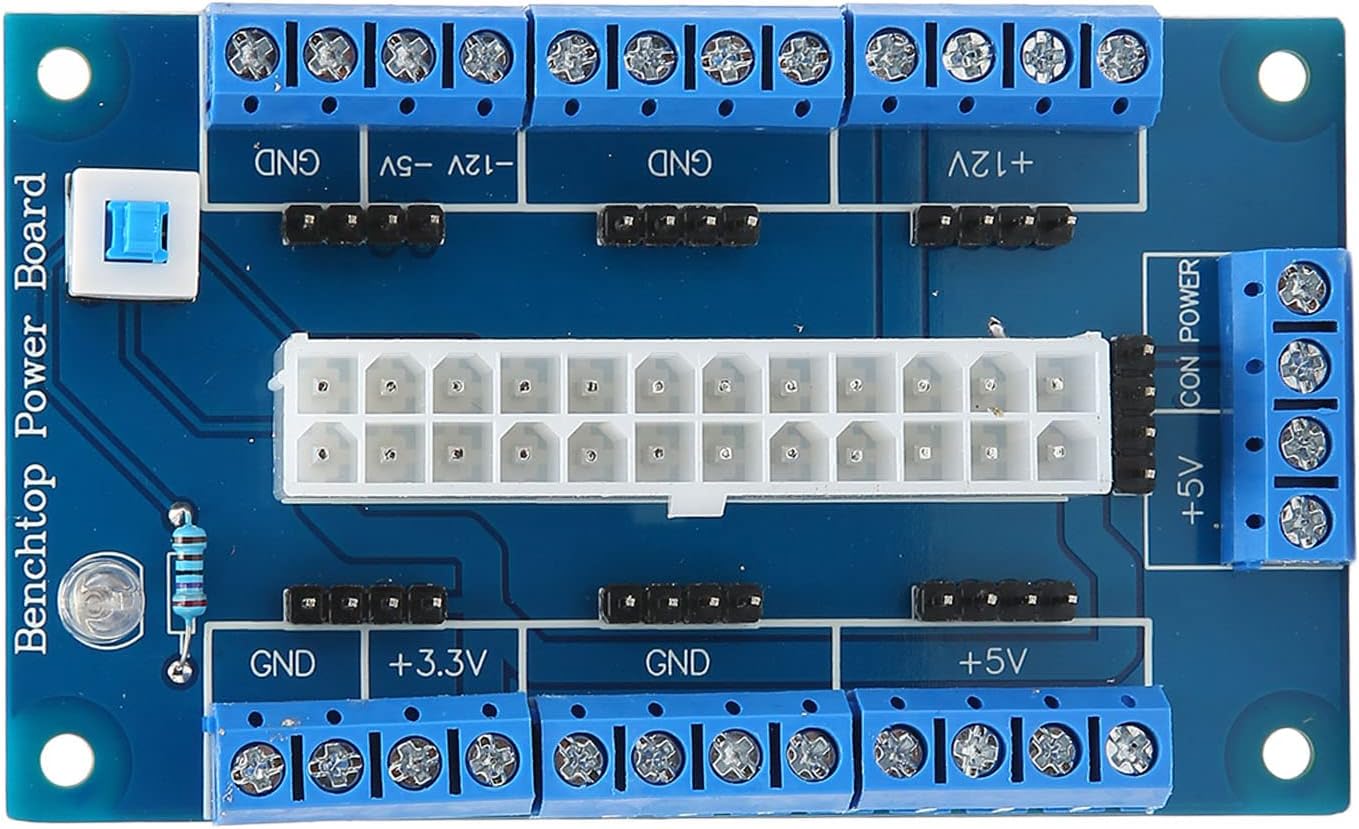 Amazon.com: Septpenta 24 20 Pin ATX DC Power Breakout Board Modules ...