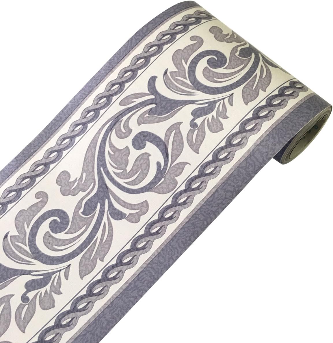 Yifely Moistureproof PVC Wallpaper Border Peel & Stick Scroll Wall ...