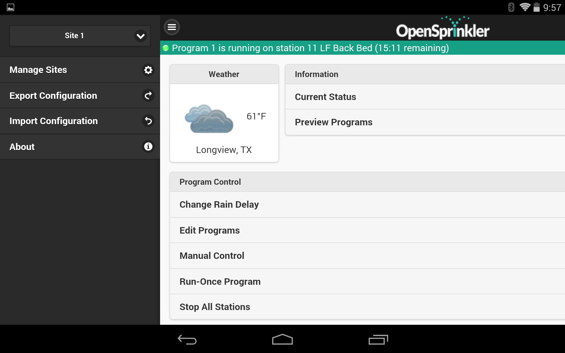 OpenSprinkler - App on Amazon Appstore