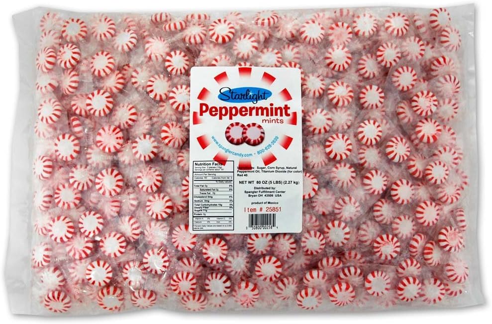 Amazon.com: Brach's Star Brites Peppermint Starlight Mints Hard Candy ...
