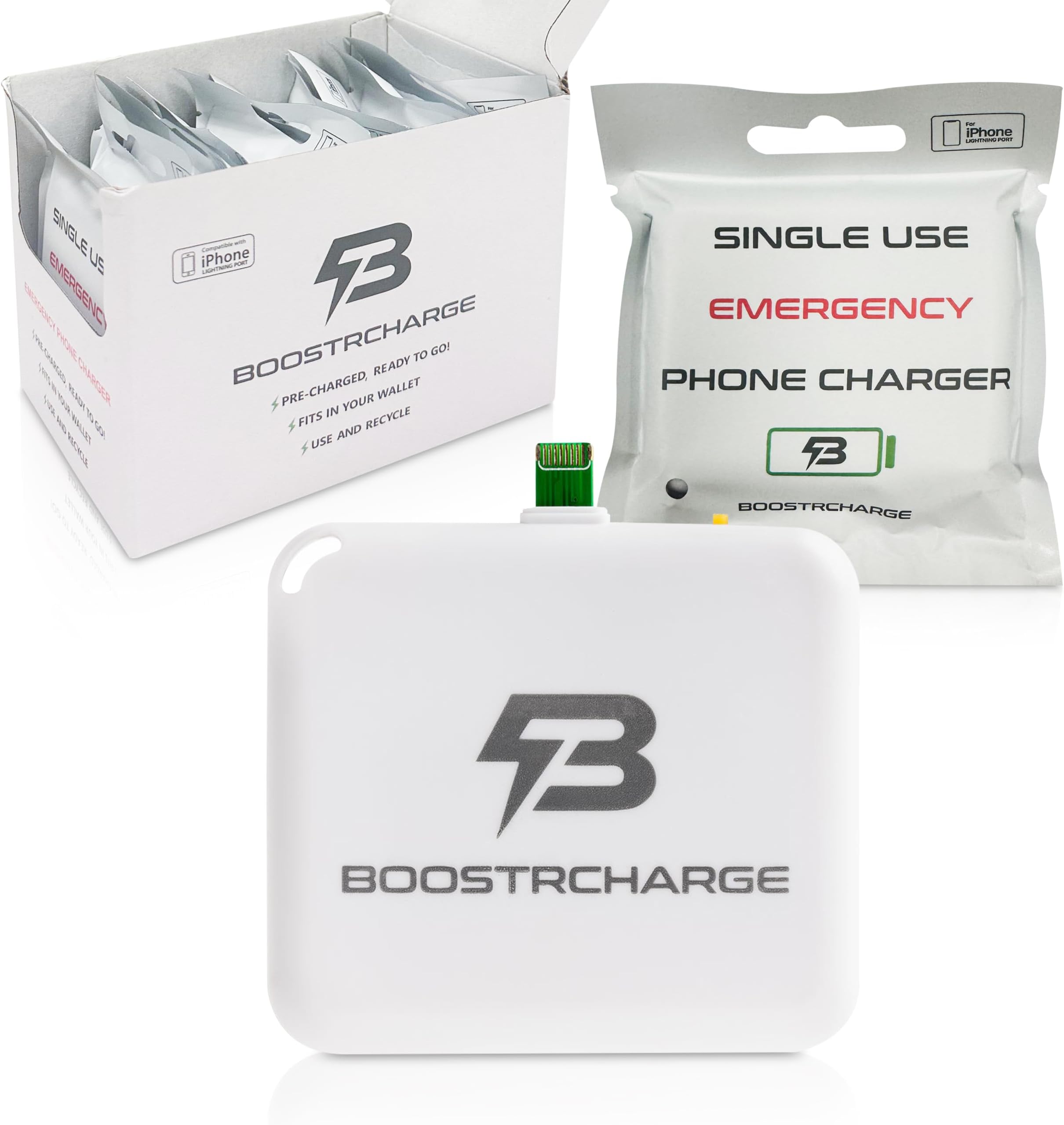Amazon.com: 2 Pack i Phone Pop Charger Pre-Charged Disposable Emergency ...