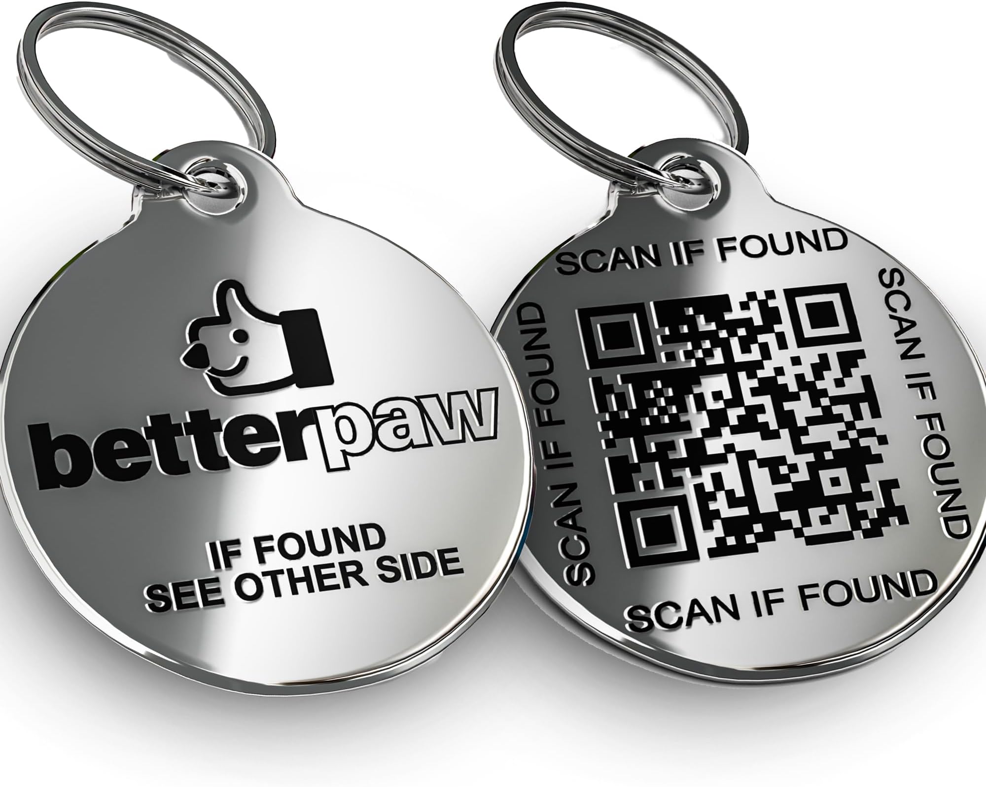 Amazon.com : BetterPaw QR Code Dog Tag - Customizable Online Pet ...