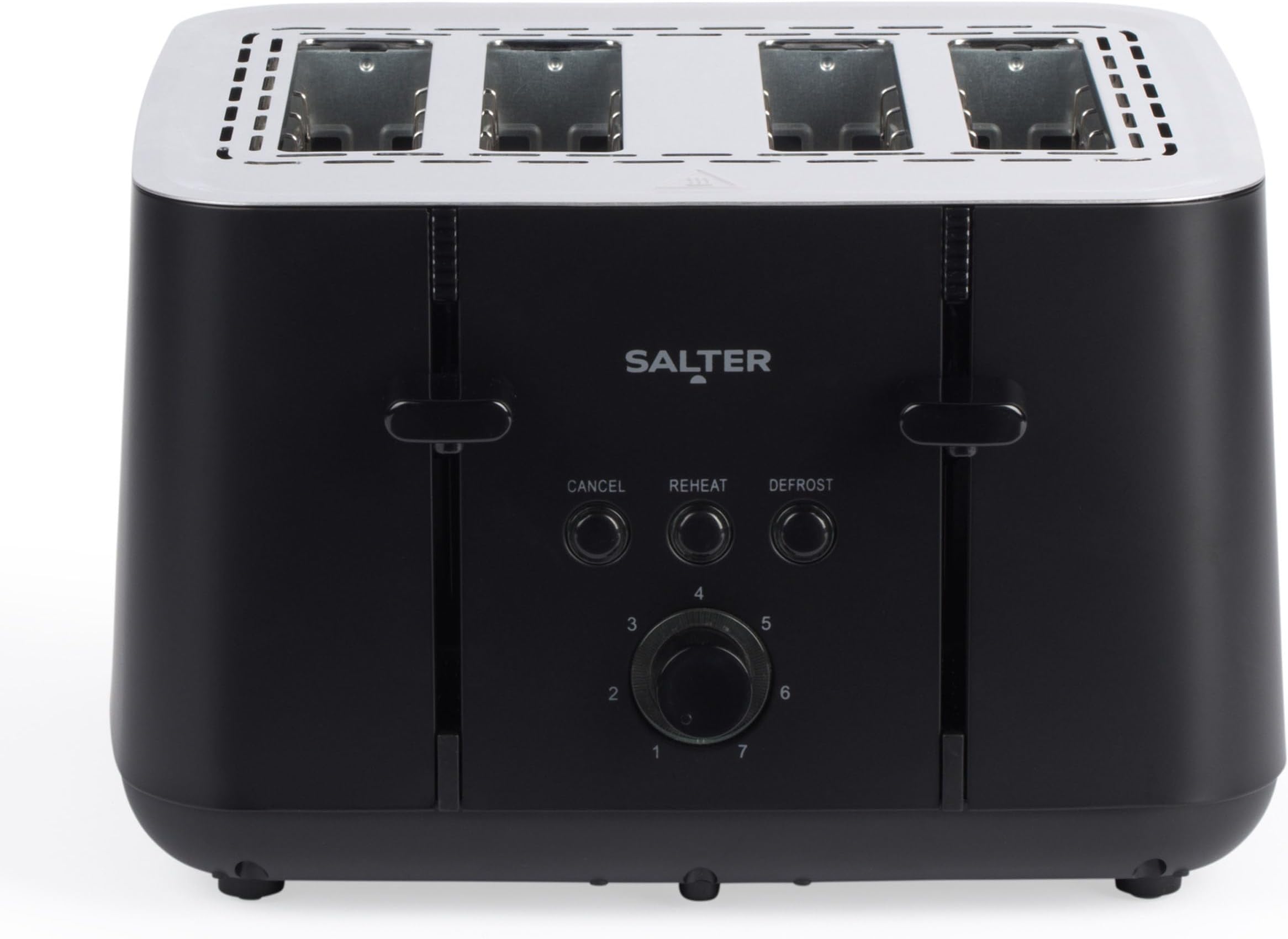 Salter EK5565MBLK Kuro 4-Slice Toaster - 7 Levels Of Variable Browning ...
