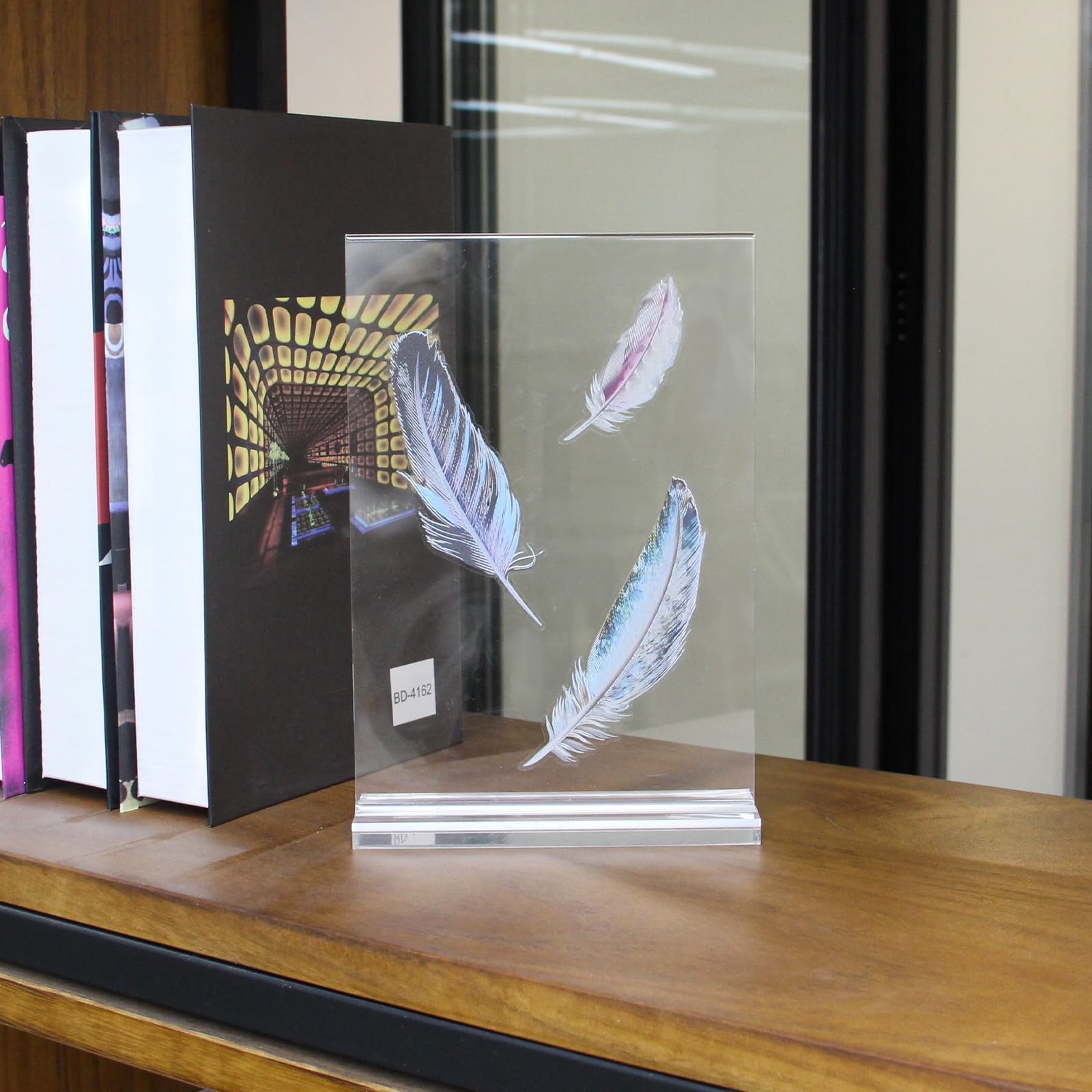 Snapklik.com : Acrylic Sign Holder 8.5 X 11 Inch, Vertical T Shape ...