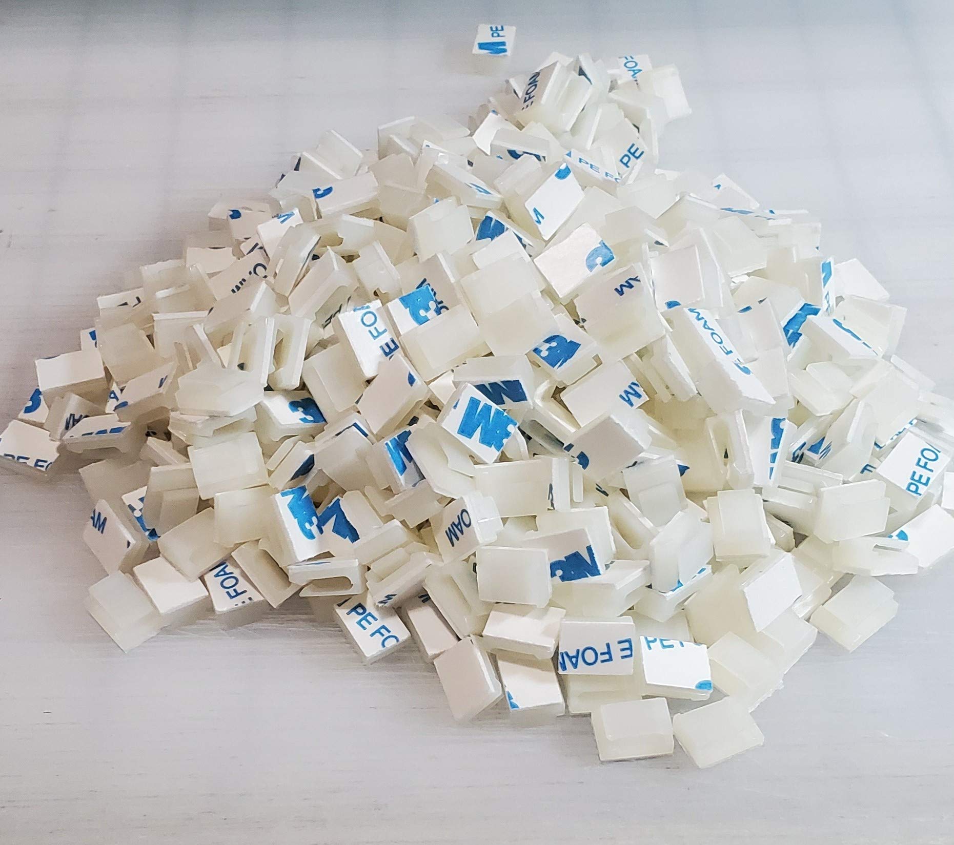 Amazon.com: 3M Adhesive Car Cable Clips (50 Pcs White) : Electronics