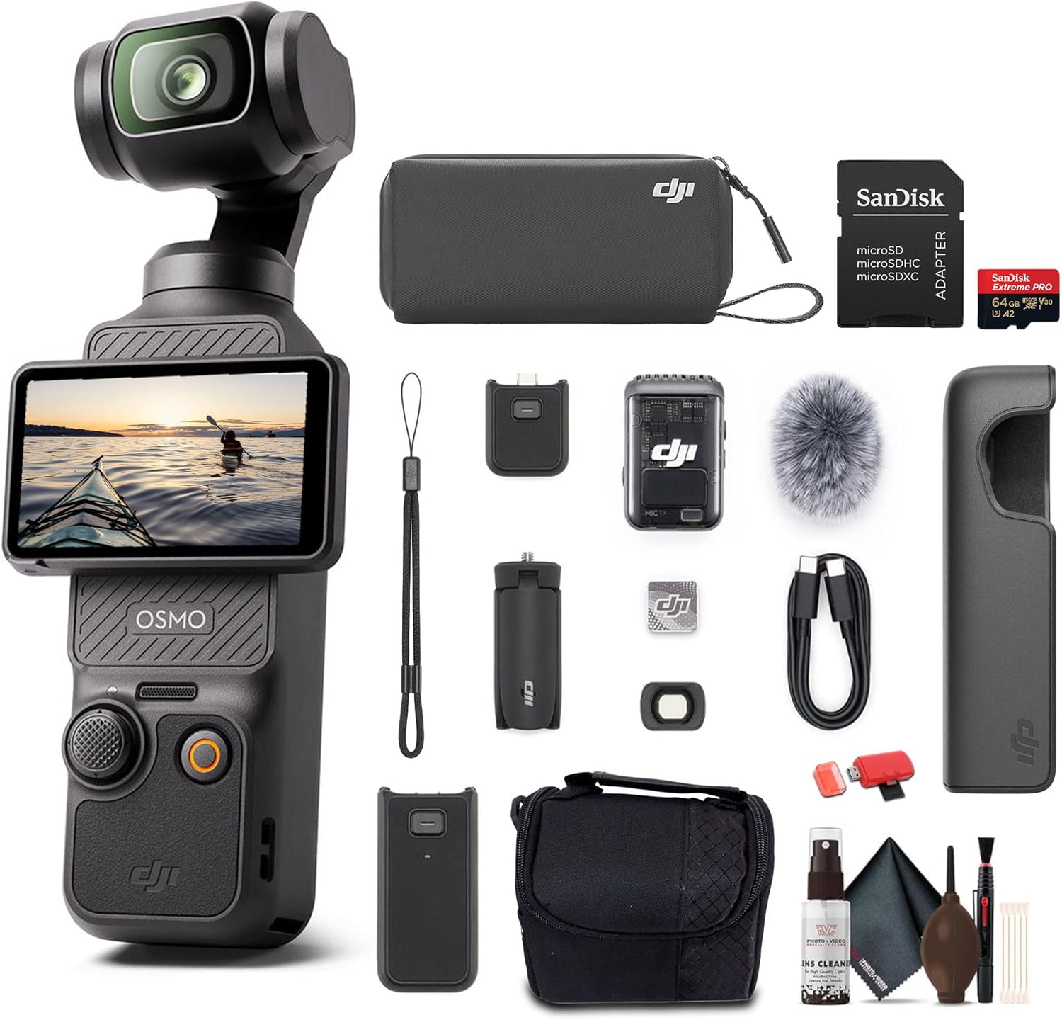 Amazon.com : DJI Osmo Pocket 3 Creator Combo, 3-Axis Stabilization 4K ...