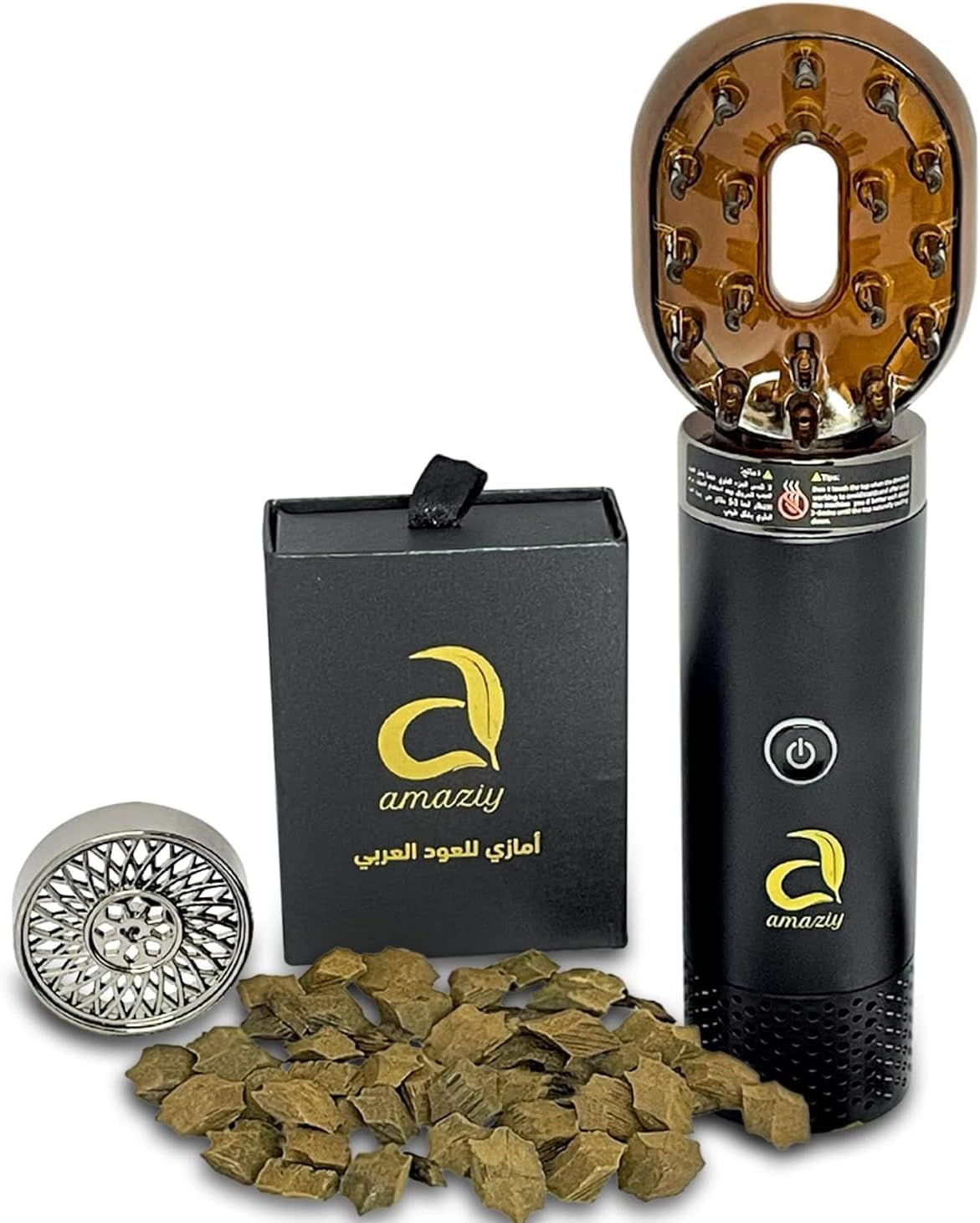 Amaziy Incense Burner, Bakhoor Burner, Aromatherapy Device. Portable ...