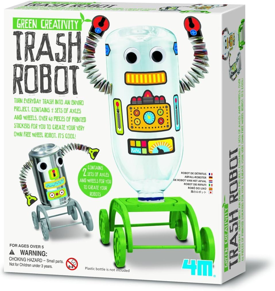 Amazon.com: 4M Trash Robot Kit : Toys & Games