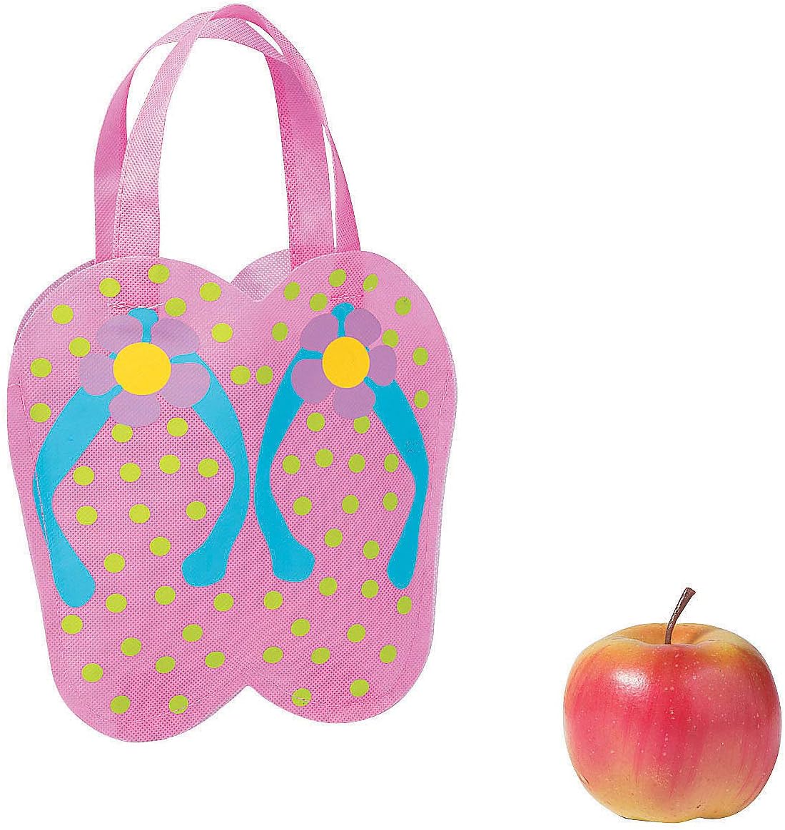 Amazon.com: Fun Express - Flip Flop Tote Pink 1pc for Summer - Apparel ...