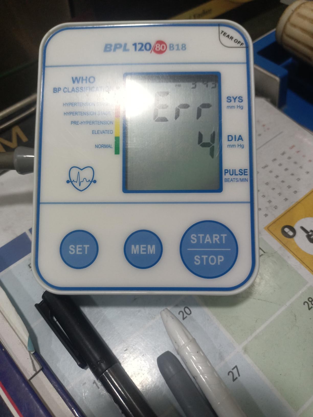 BPL Medical Technologies BPL 120/80 B18 Digital Blood Pressure Monitor ...