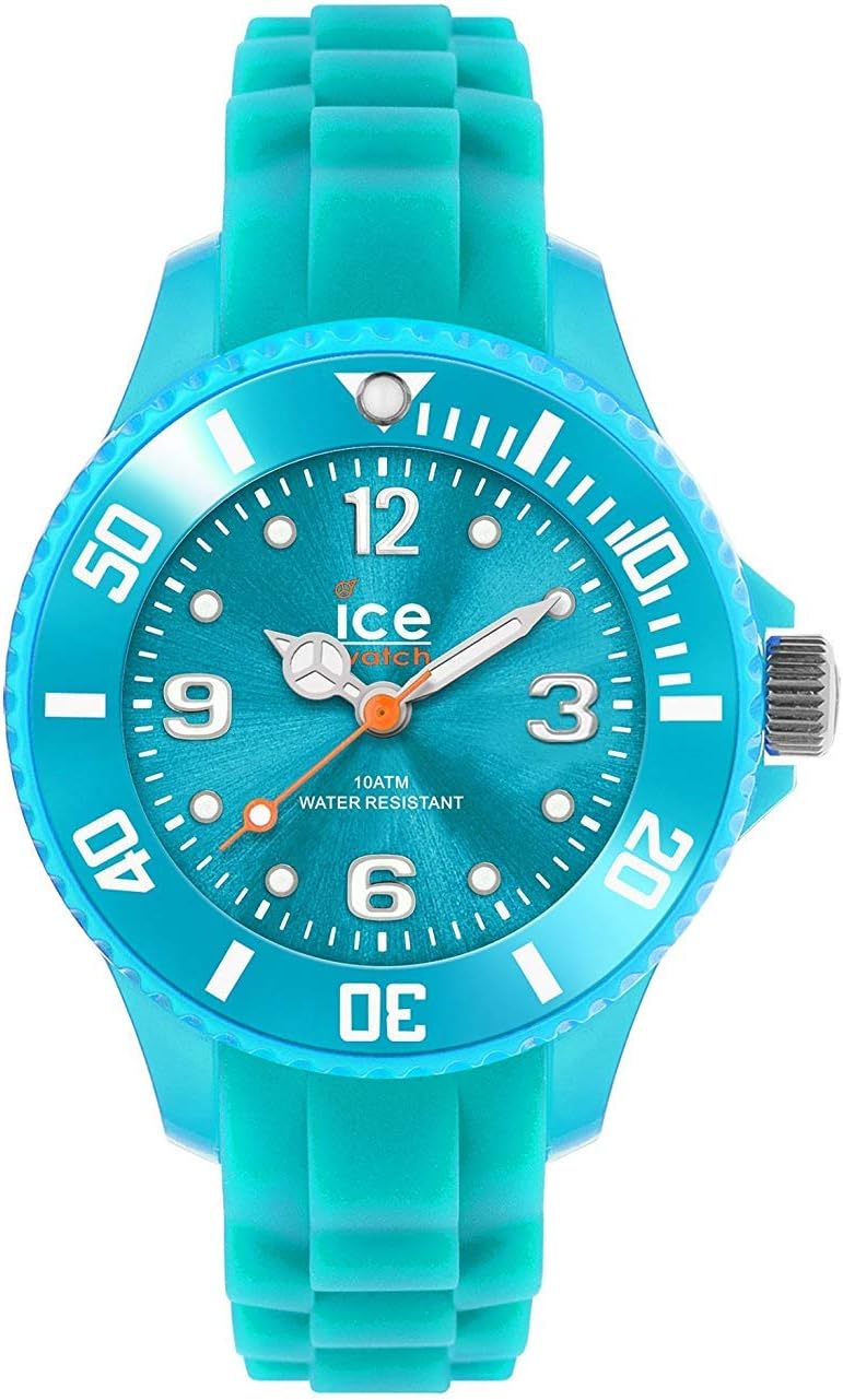 Ice-Watch - ICE forever Turquoise - Blaue Damenuhr mit Silikonarmband ...
