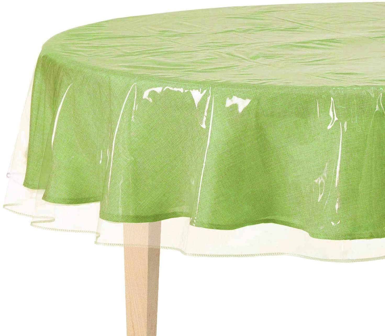 Amazon.com: BNYD Clear Plastic Tablecloth Protector, Table Cloth Vinyl ...
