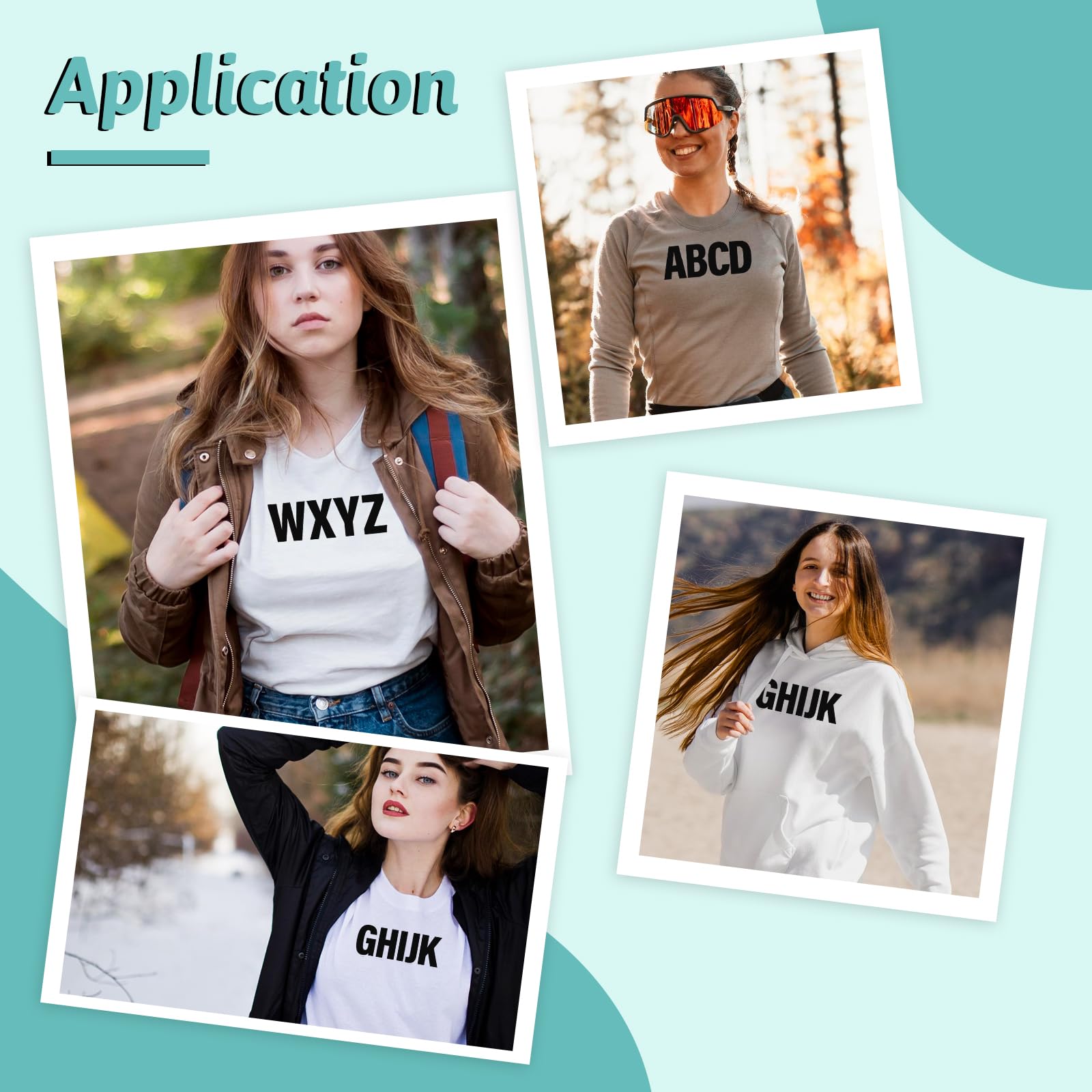 Snapklik.com : Iron On Letters Heat Transfer Letters 10 Sheets 2 Inch ...