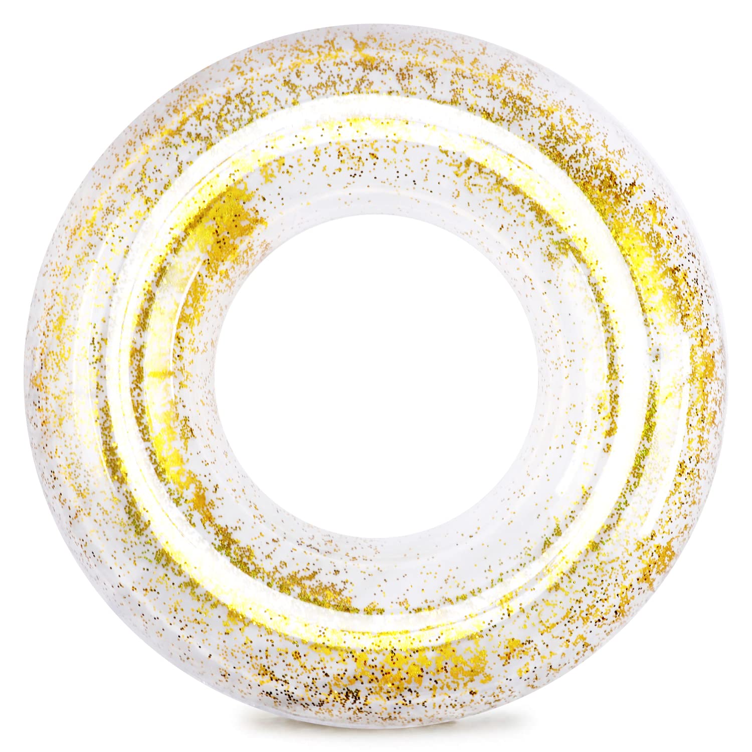 Polita Inner Tubes for Pool Adult, Swimming Tube with Confetti Glitter ...