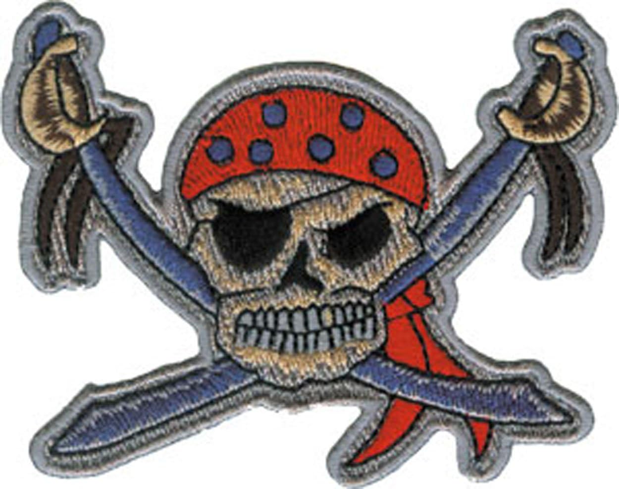 Amazon.com: Application Pirate Skull Patch : Arts, Crafts & Sewing