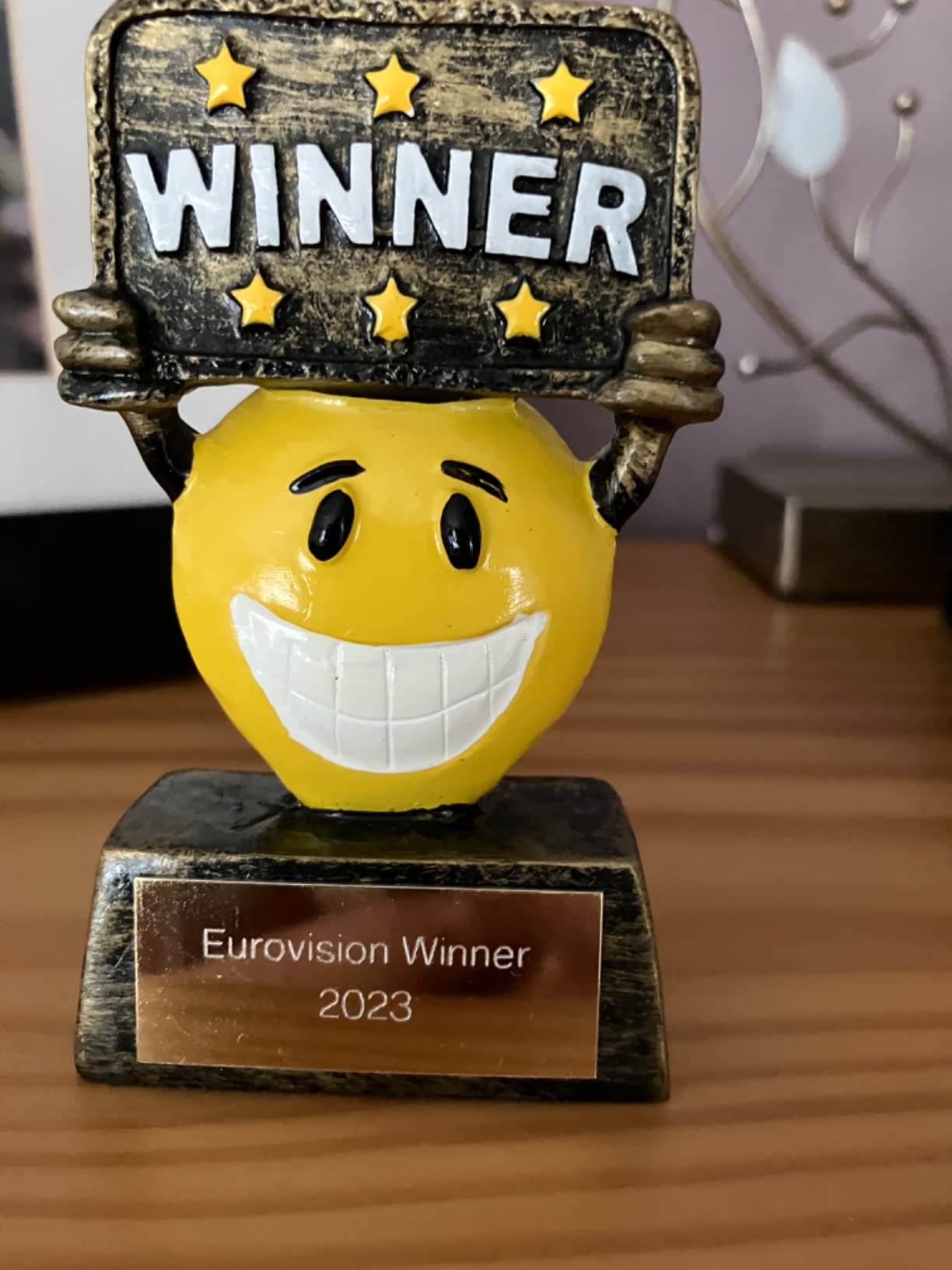 Trophies Plus Medals Cheeky Chappie Winner Trophy 9cm (3 1/2") FREE ...