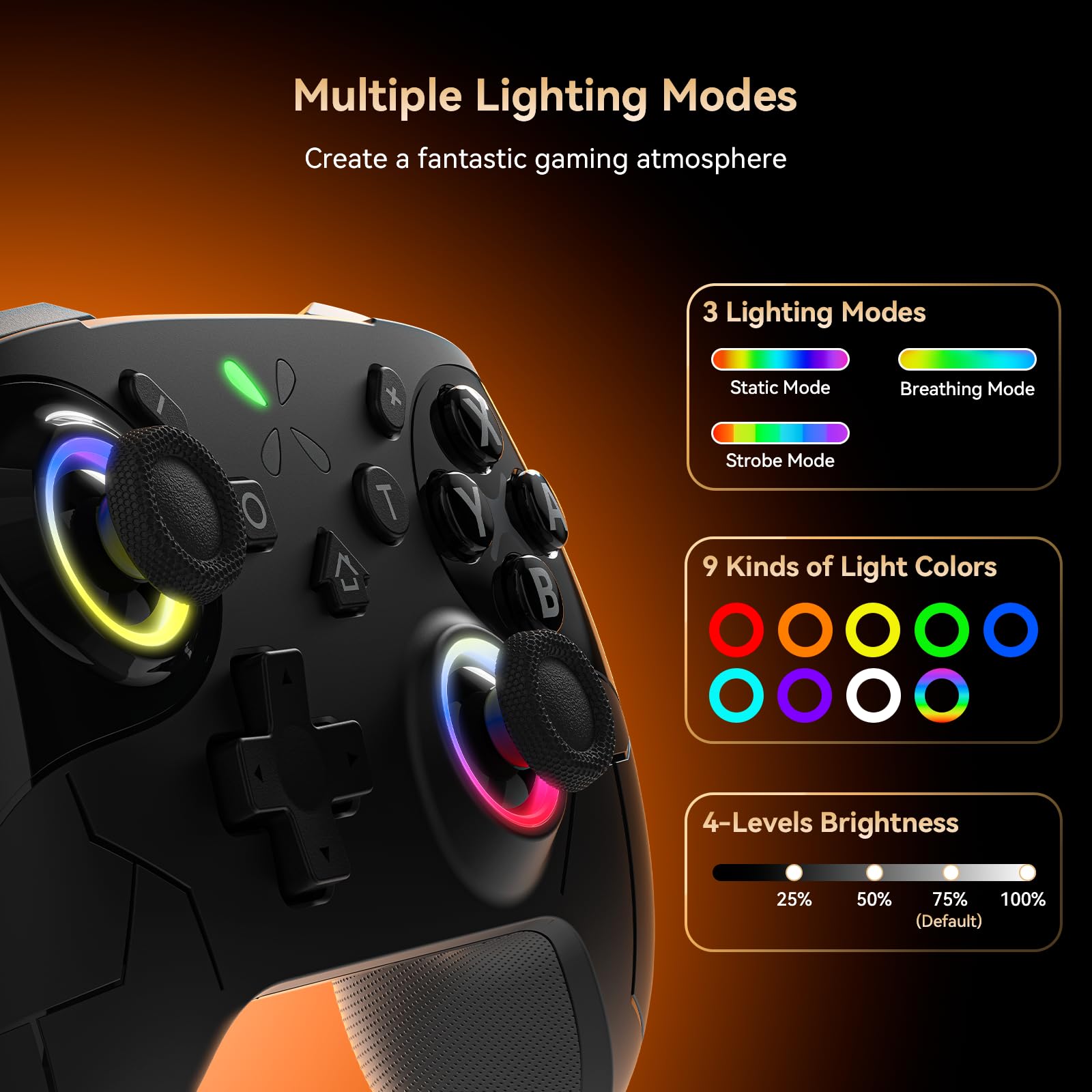 Snapklik.com : FASTSNAIL Wireless Controller For Nintendo Switch 2/1 ...