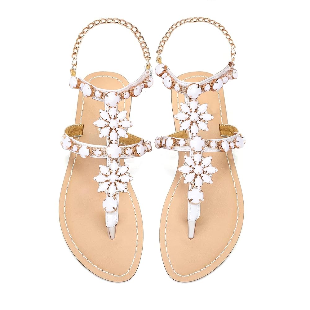 Diamond Flat Sandals