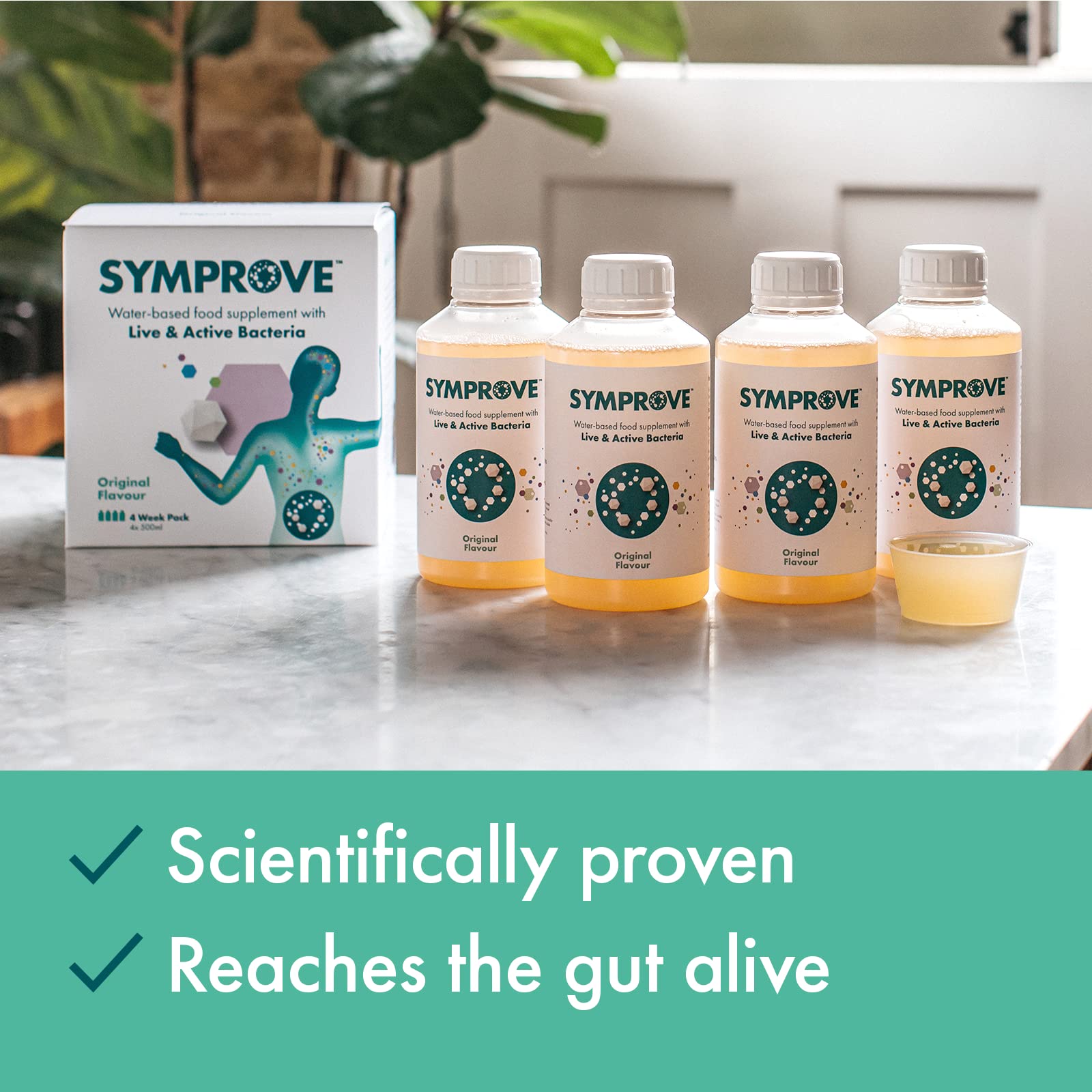 Buy Symprove Daily Food Supplement, Delivers Live and Active Bacteria ...