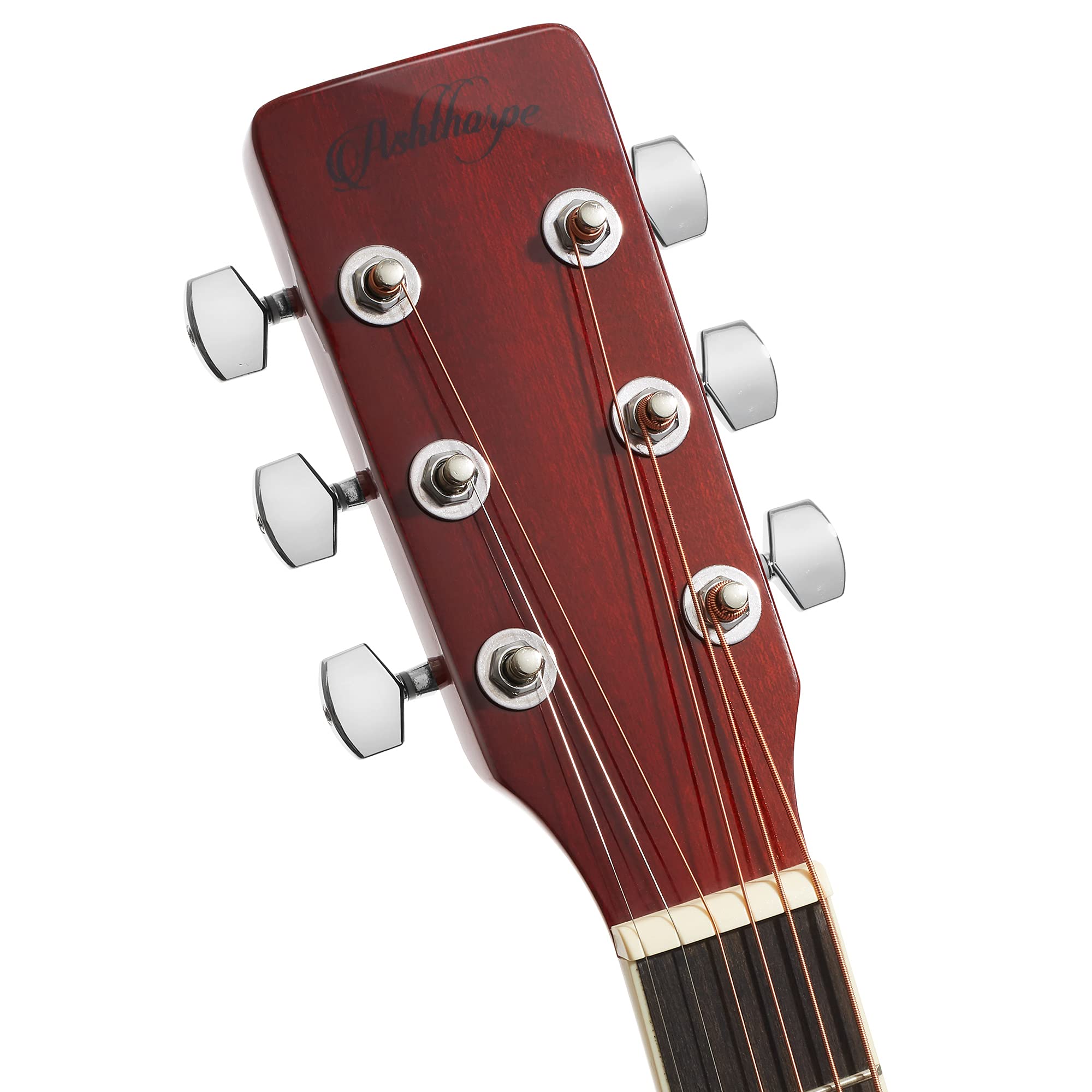 Snapklik.com : Ashthorpe Full-Size Left-Handed Cutaway Thinline ...