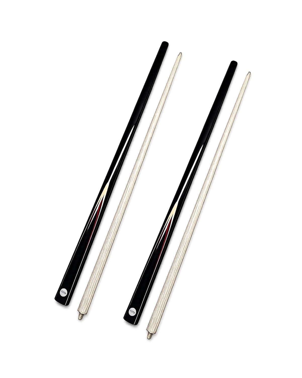 Buy JBB Billiards Snooker & Pool Cue Sticks, Half Joint - 9mm (Set of 2 ...