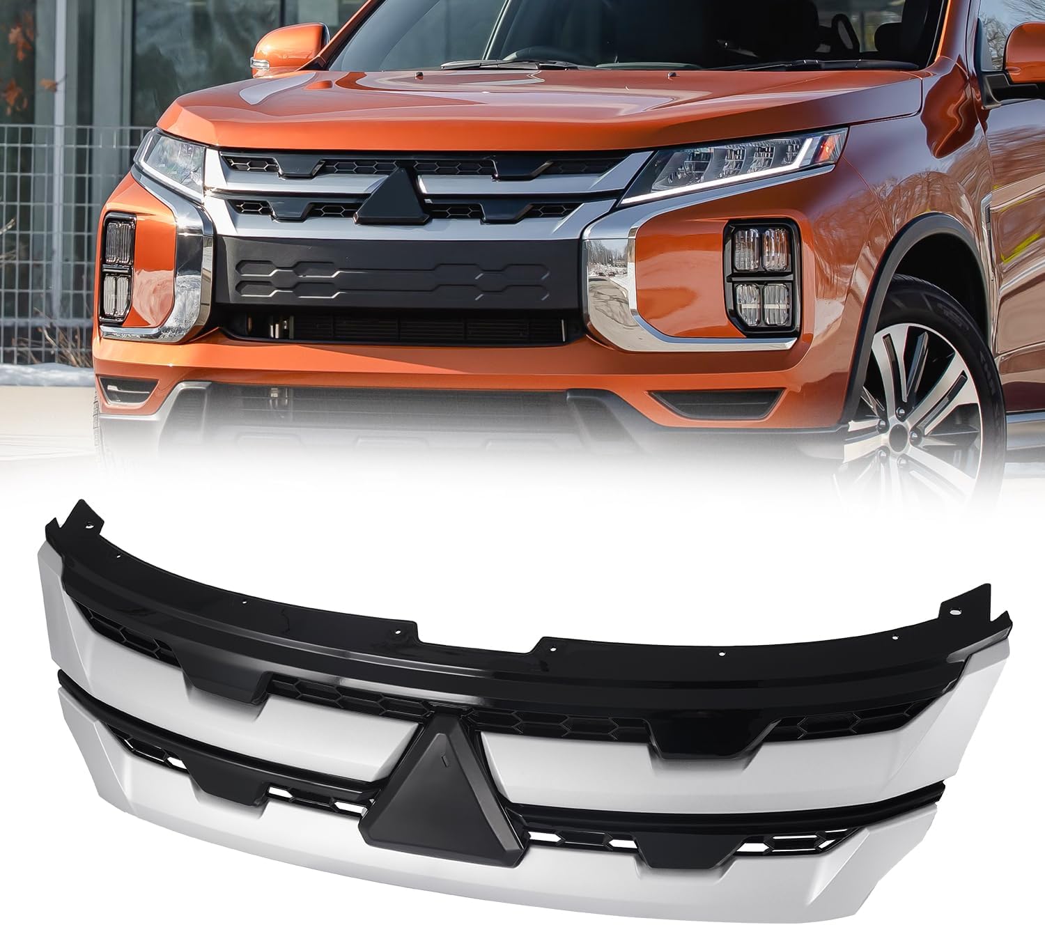Amazon.com: Partzer Front Bumpe Grille Grill Compatible with 2020-2024 ...