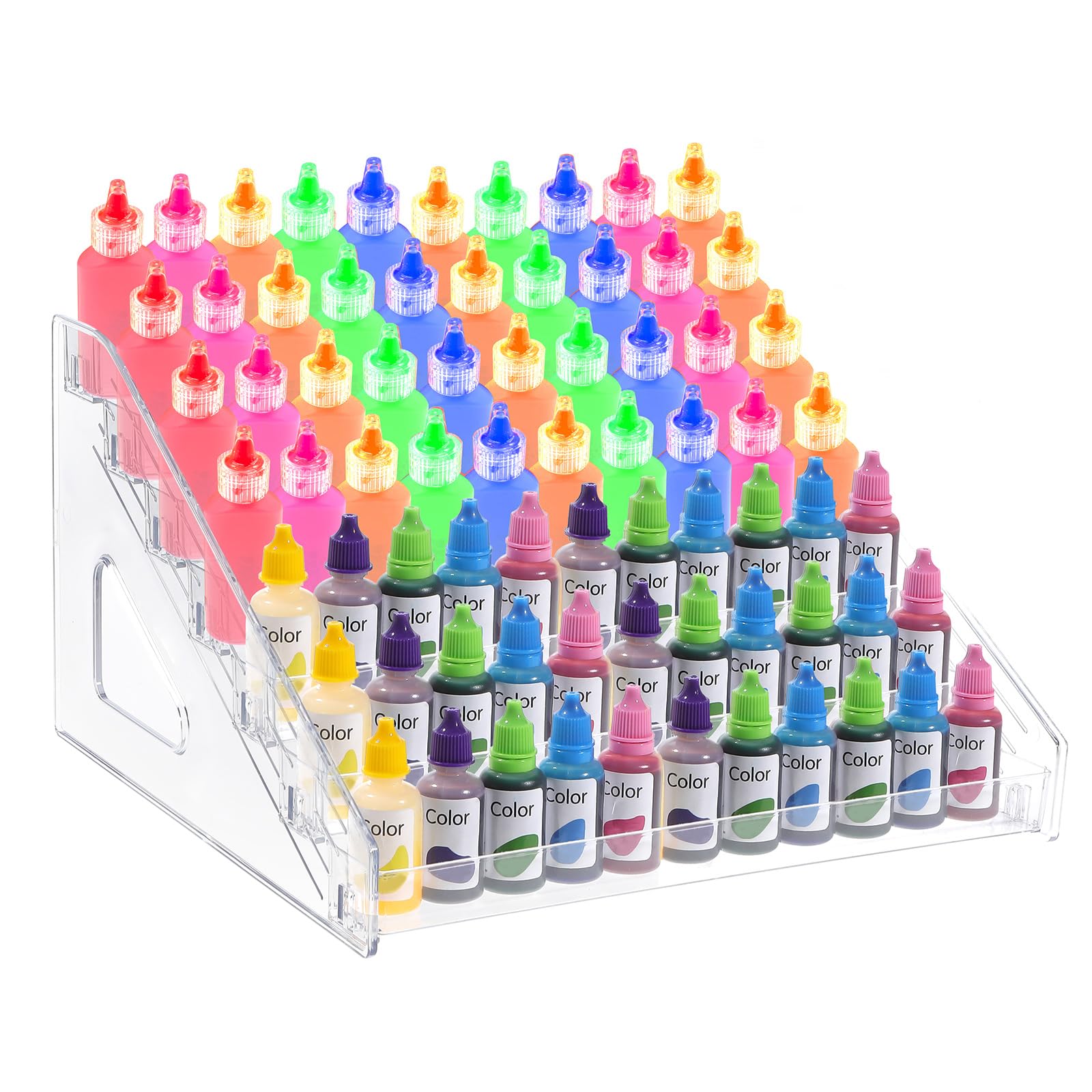 Amazon.com: HOFURME Clear Acrylic Paint Organizer (7 Tier), Paint ...