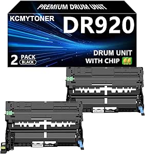 Amazon.com: 2 Pack DR920 Drum Unit Compatible for Brother DR-920 Drum Replacement High Yield ...