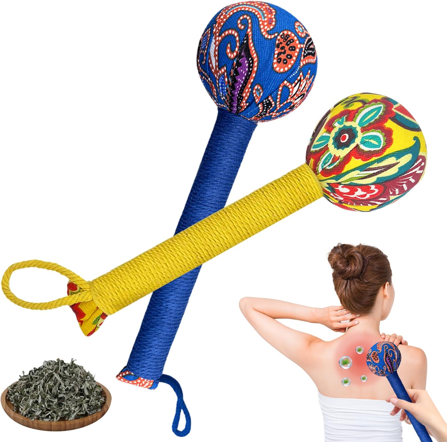 Amazon.com: Long Size Lymphatic Drainage Hammer,Manual Body Massage ...