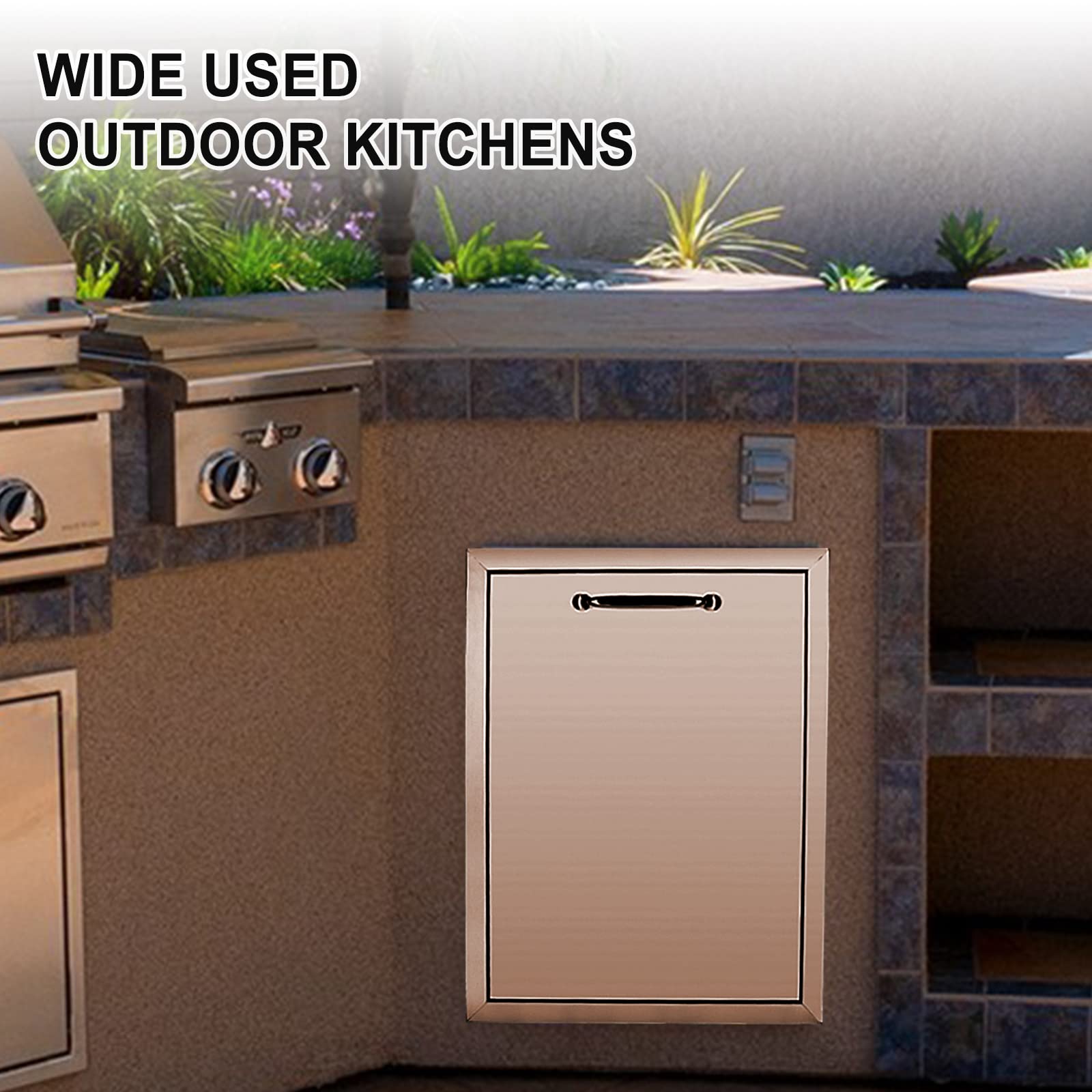 Karpevta Built-in Propane Drawer W18.6XD16XH25 Inch Propane Tank Drawer ...