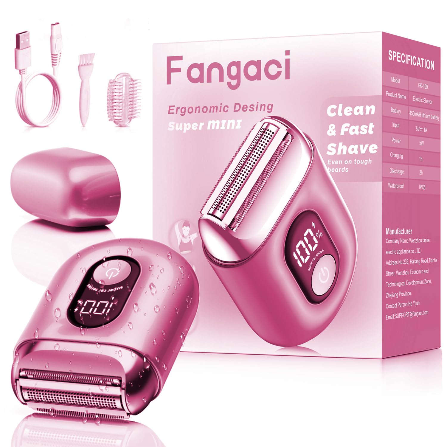 Snapklik.com : Electric Razor For Men, Mini Electric Foil Shavers, Ipx7 ...