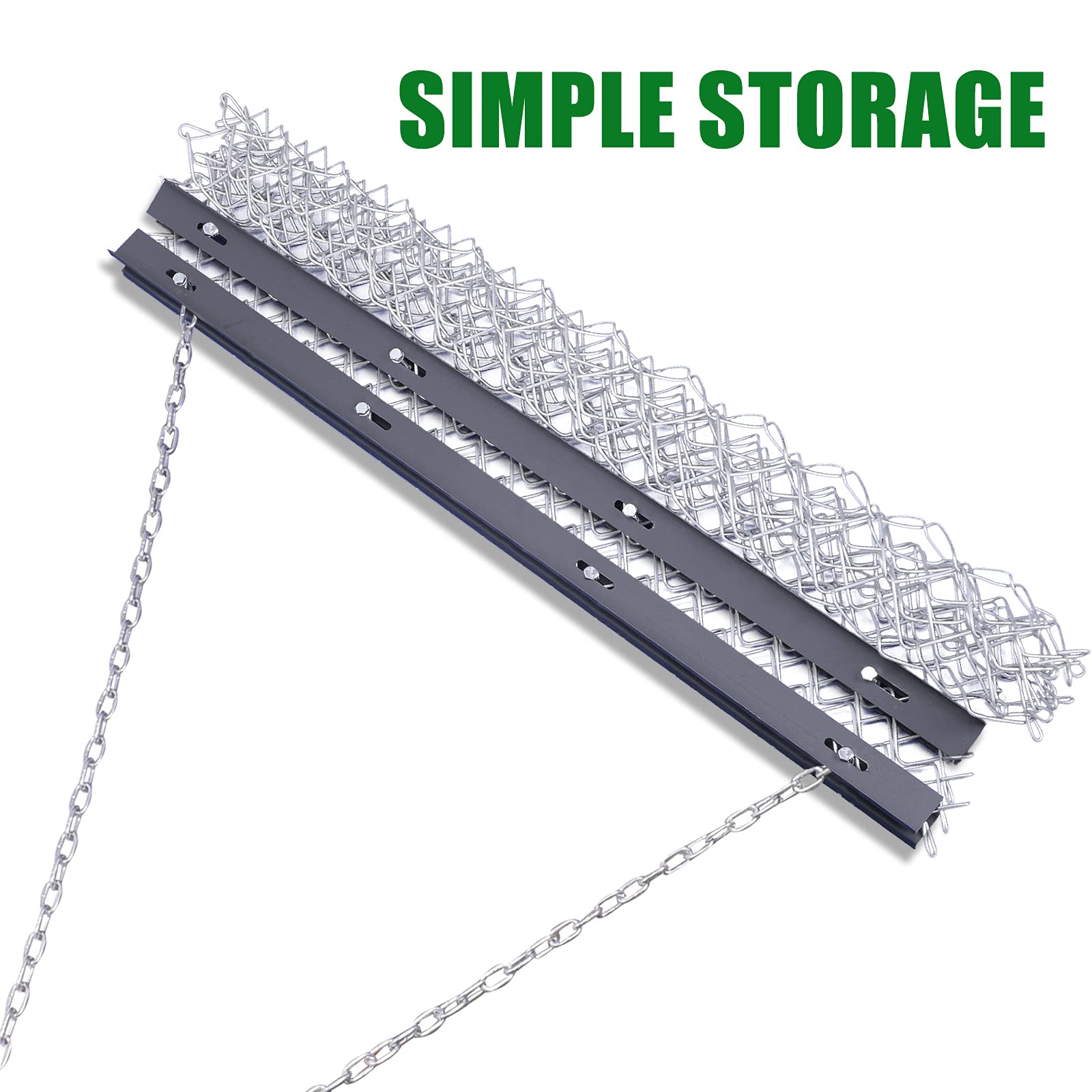 Kareturn Drag Harrow 4' x 5' ATV Yard Chain Harrow UTV Drag Grader ...