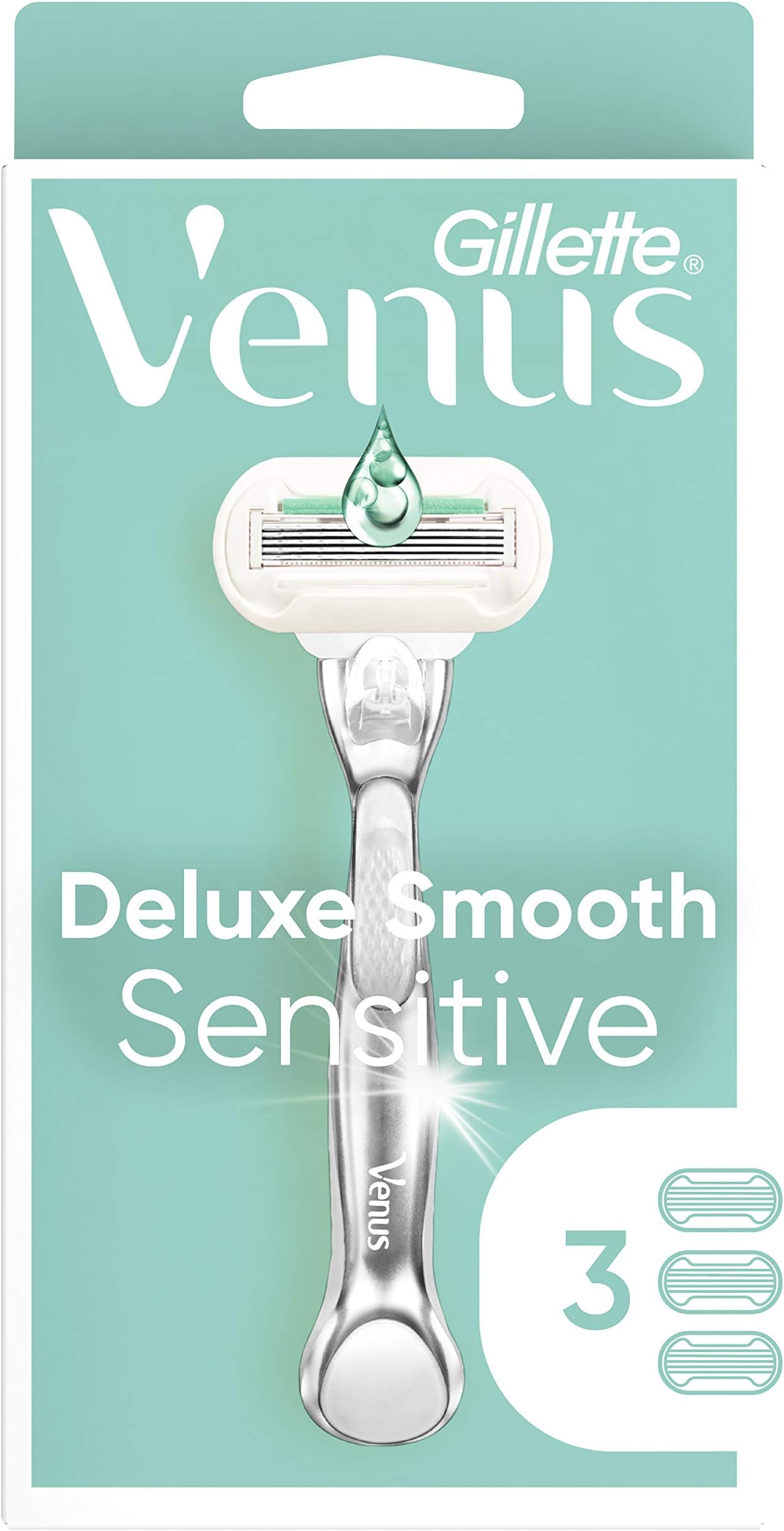 Amazon.com: Gillette Venus Original Women's Razor 1 Razor Handle And 1 ...