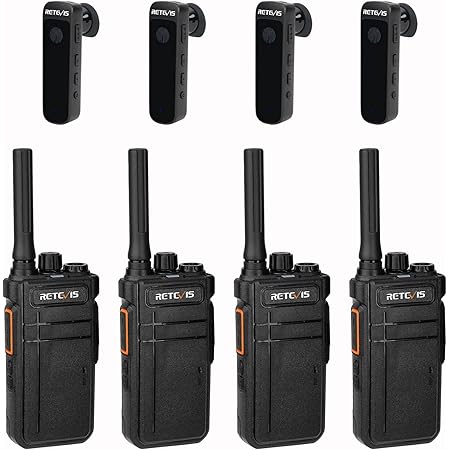 Retevis RB637 Bluetooth Walkie Talkies Rechargeable, PMR446 ...