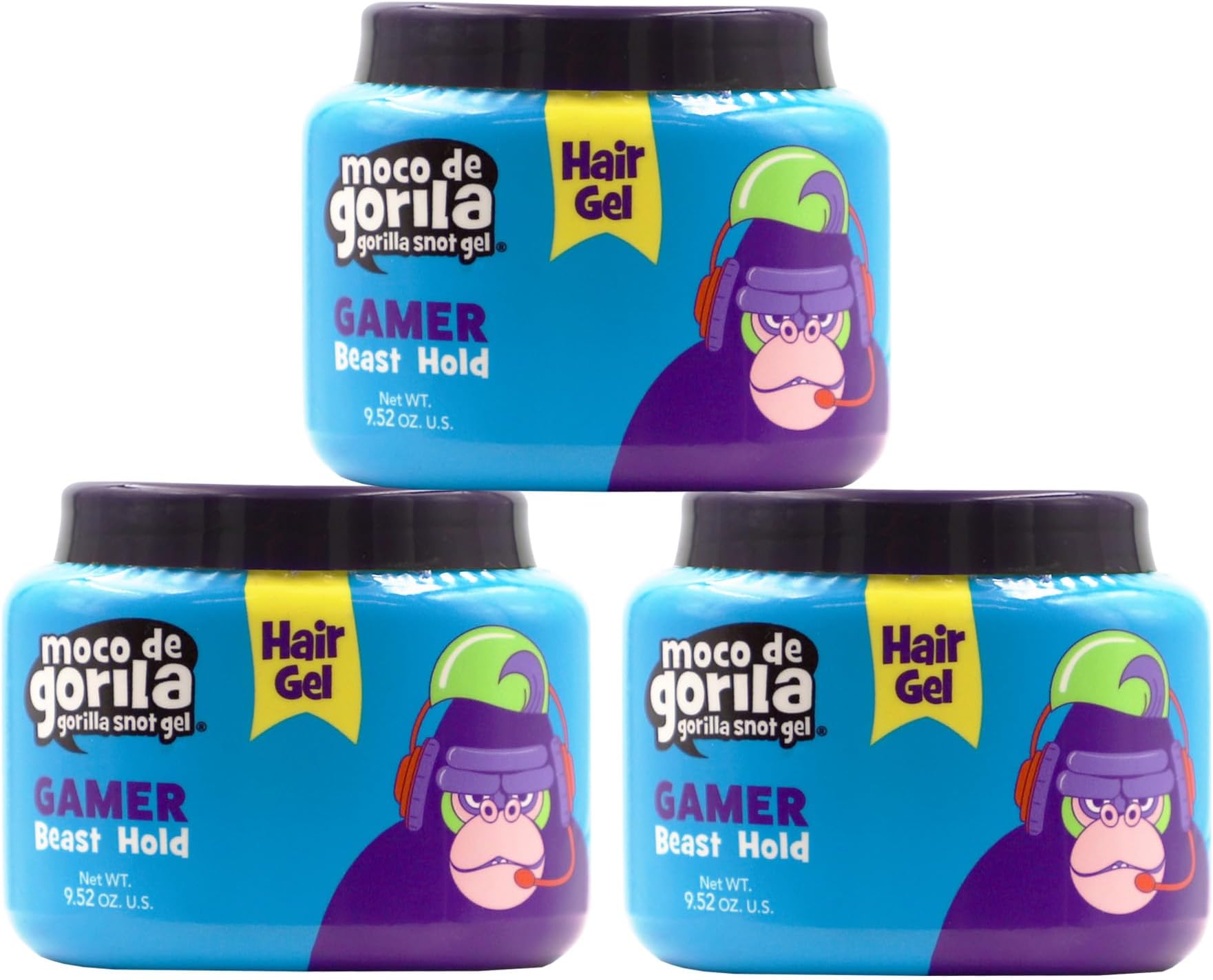 Amazon.com : Moco de Gorila Gamer, Hair Styling Gel, Gives your Hairstyle a Long-Lasting Effect ...