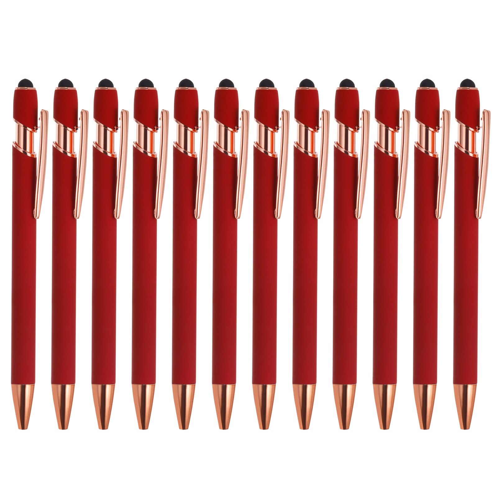 Amazon.com: PATIKIL Ballpoint Pen with Stylus Tip, 12 Pack 2 in 1 Metal ...