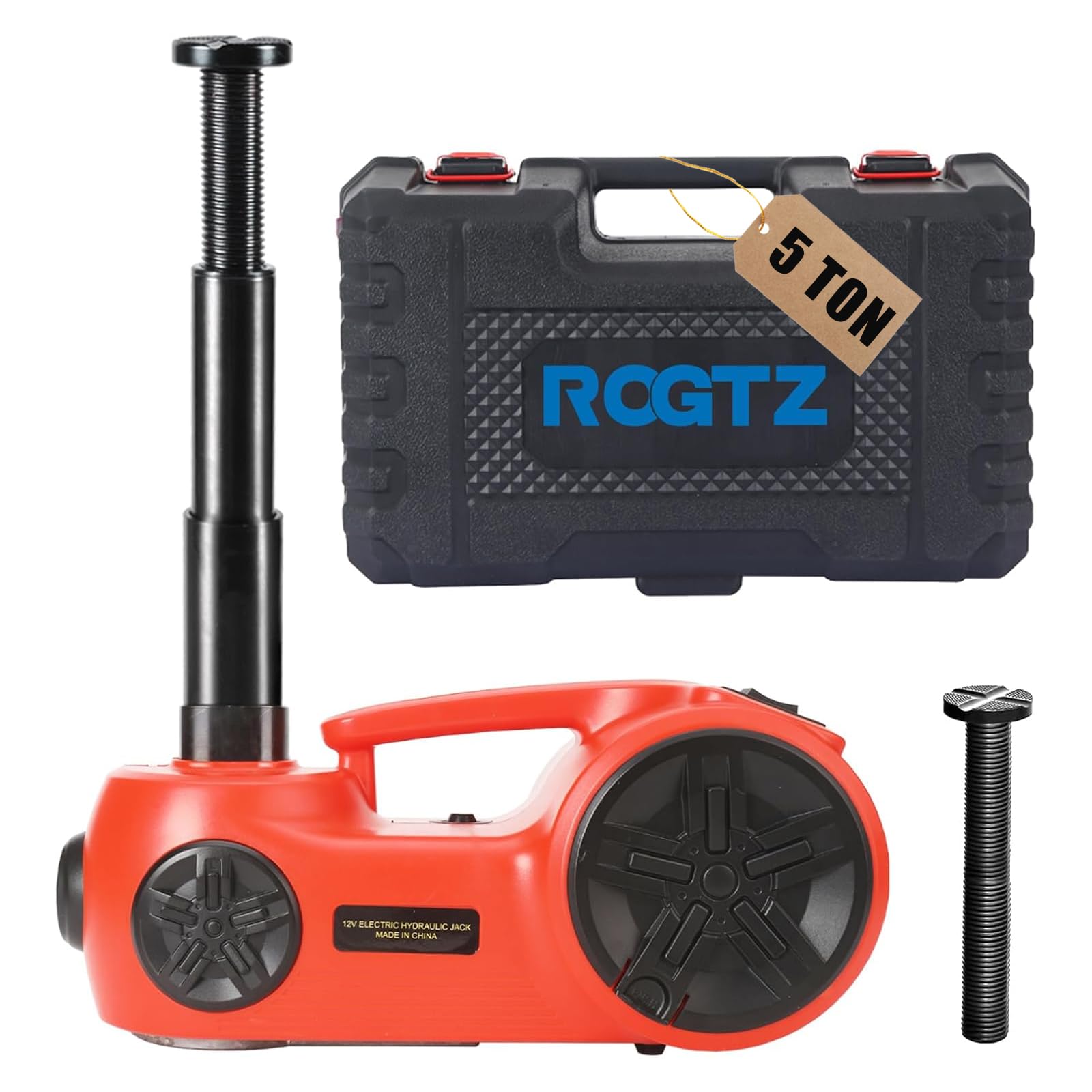 Snapklik.com : ROGTZ Upgraded Electric Hydraulic Car Jack Kit 5 Ton 12V ...